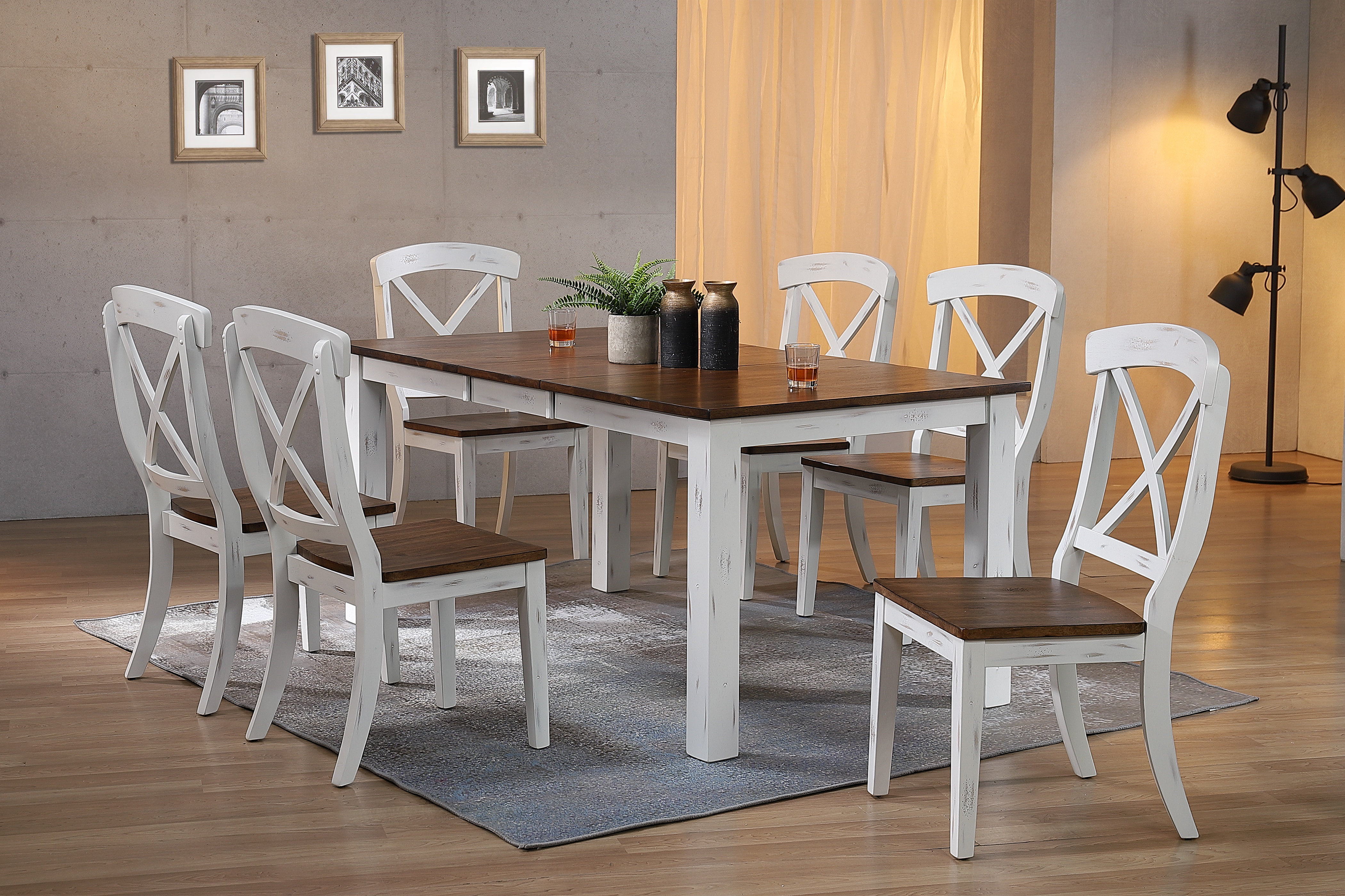 Rosalind Wheeler Chezney Butterfly Leaf Solid Wood Dining Set - Wayfair ...