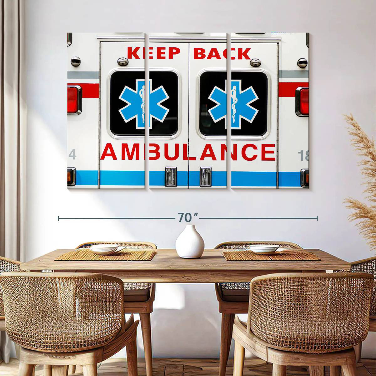 Hokku Designs Ambulance Distance Warning Sign | Wayfair