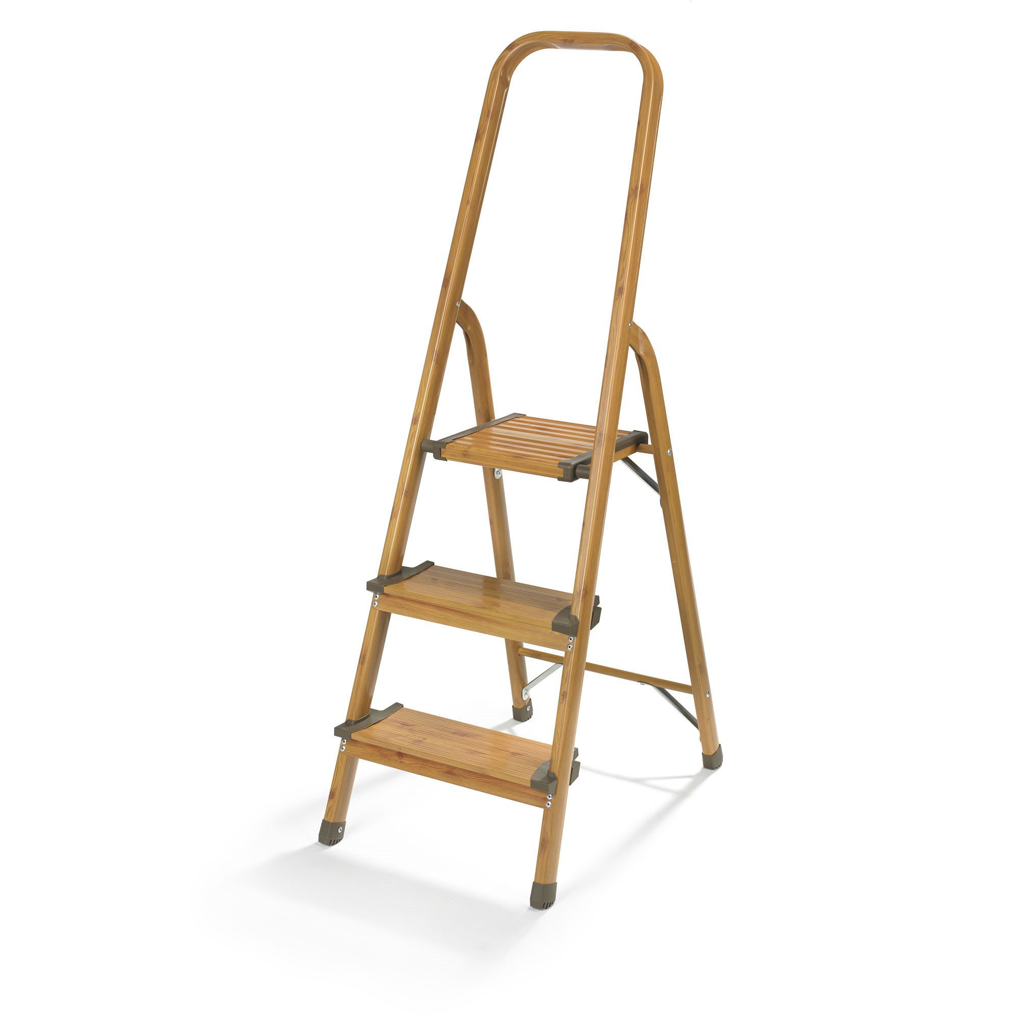 Polder Products LLC 3 - Step Aluminum Lightweight Folding Step Stool ...