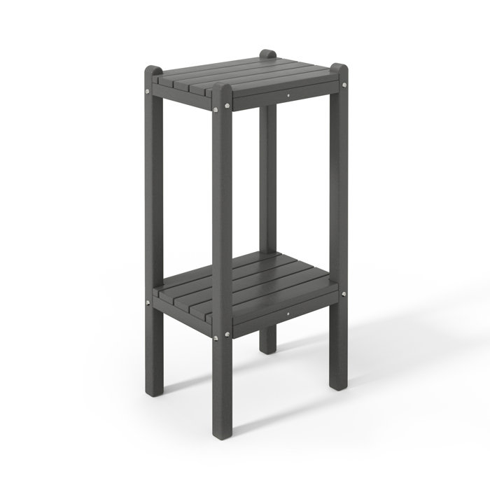 Winston Porter Mkiyah Square 18.45'' L x 18.45'' W Outdoor Side Table ...