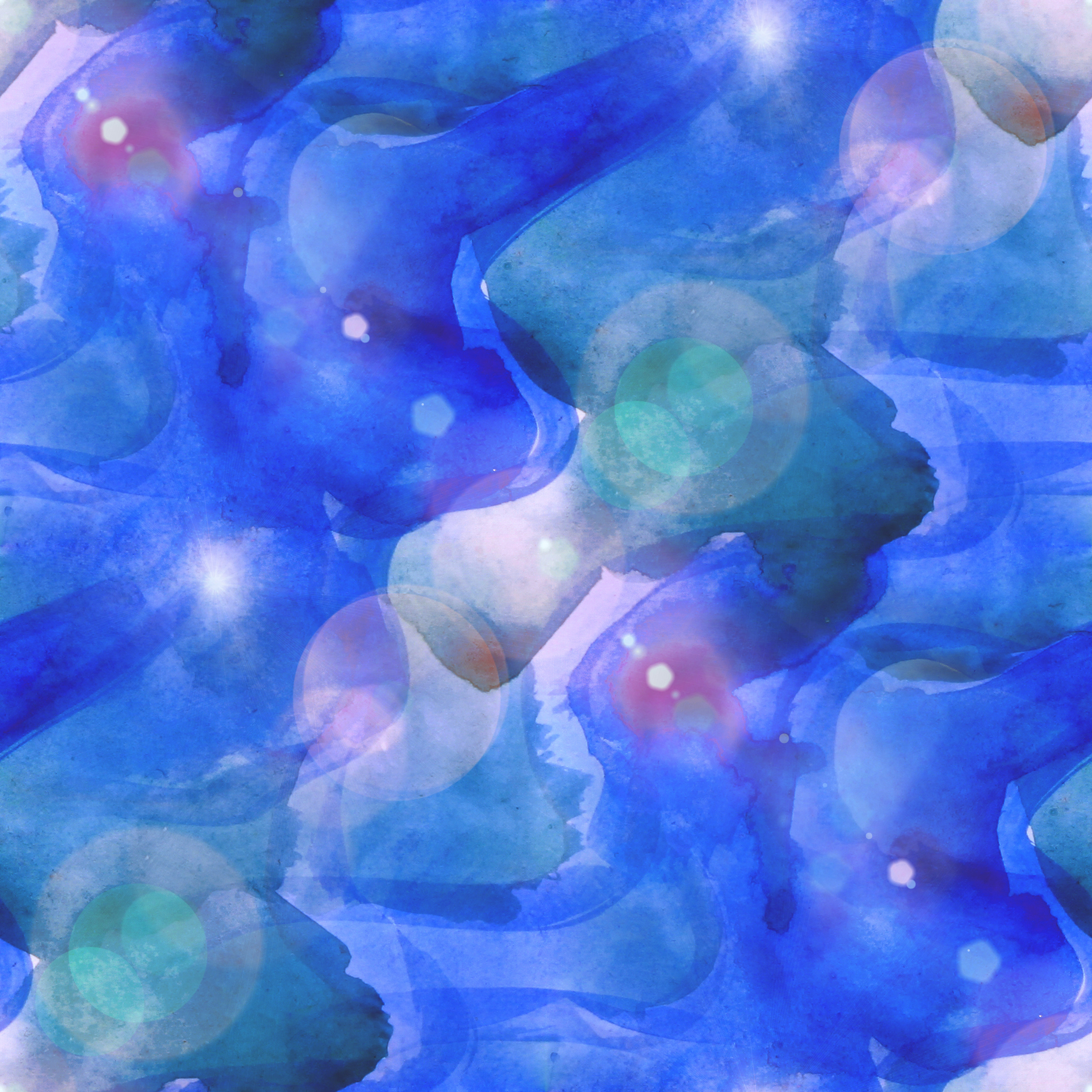 Orren Ellis Simreet Abstract Blue Pattern by Maxximmm | Wayfair