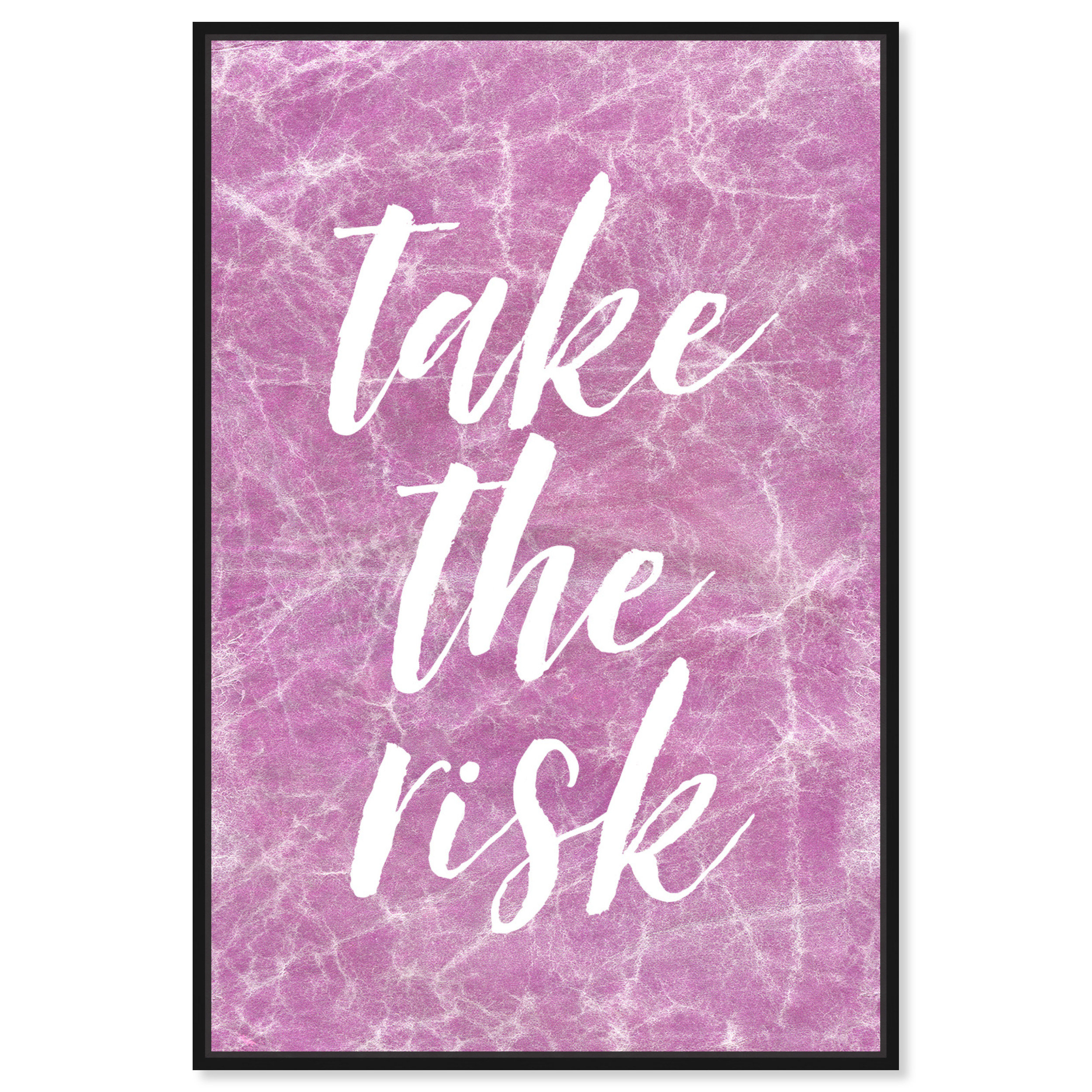 Isabelle & Max™ 'Typography And Quotes Take The Risk Motivational ...