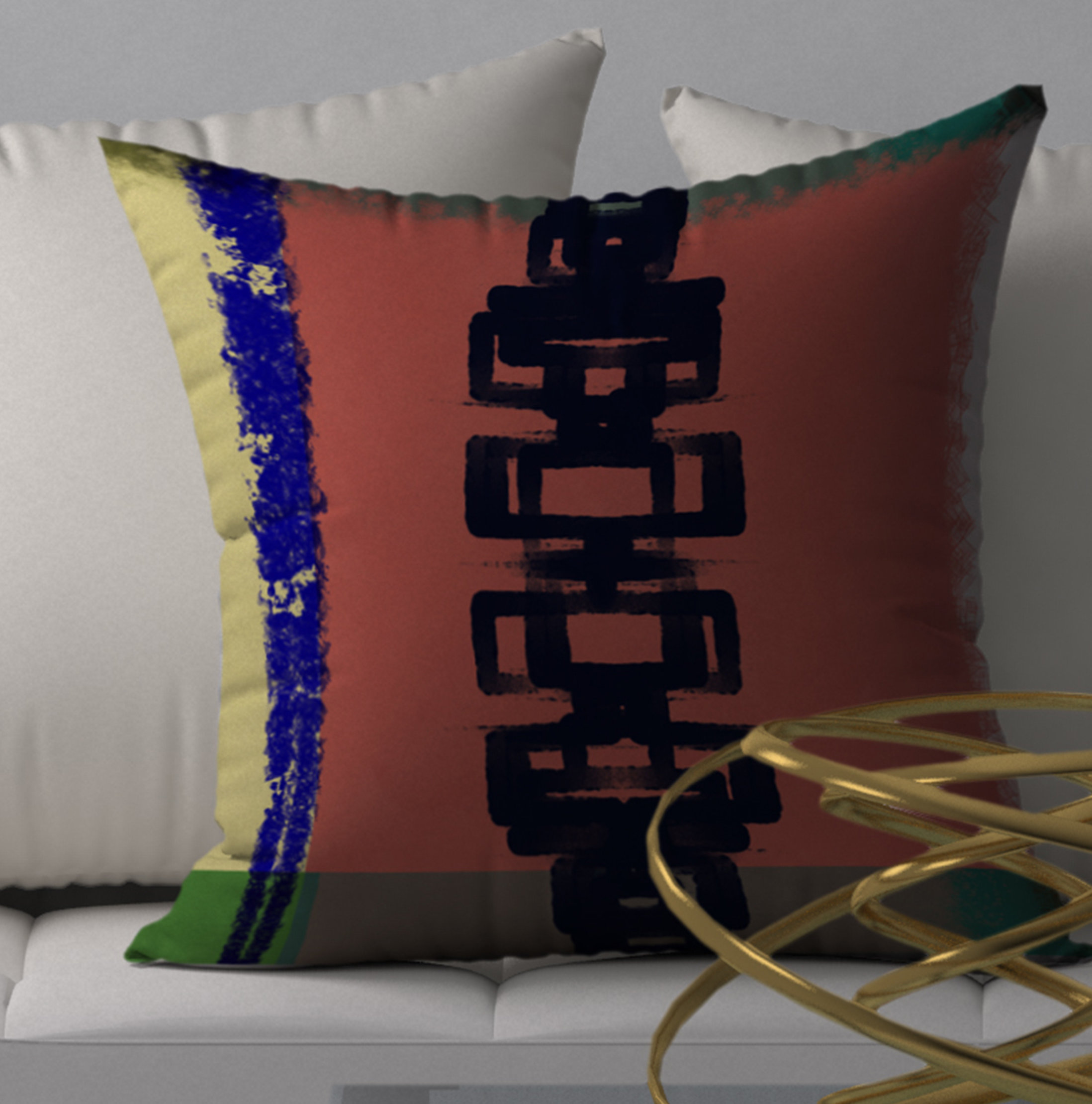 LeRoi Products Allicia Mouthwatering Brilliant Square Pillow Cover ...