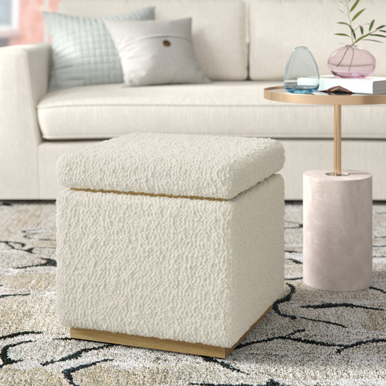 Mercury Row® Atreju Upholstered Storage Ottoman & Reviews | Wayfair