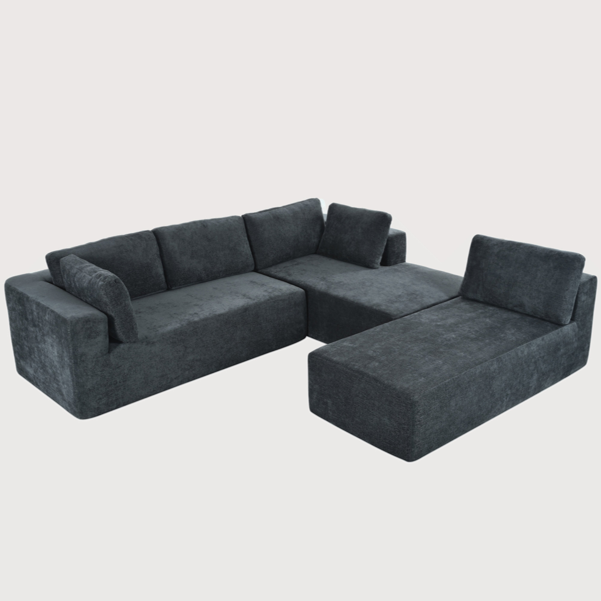 Orren Ellis Modern Large Modular Sectional Sofa For Living Room ...