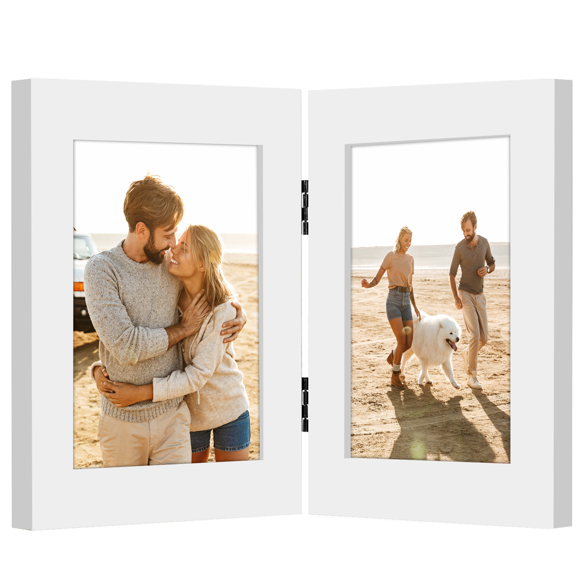 Latitude Run® Merranda Hinged Picture Frame for 2 Photos | Wayfair