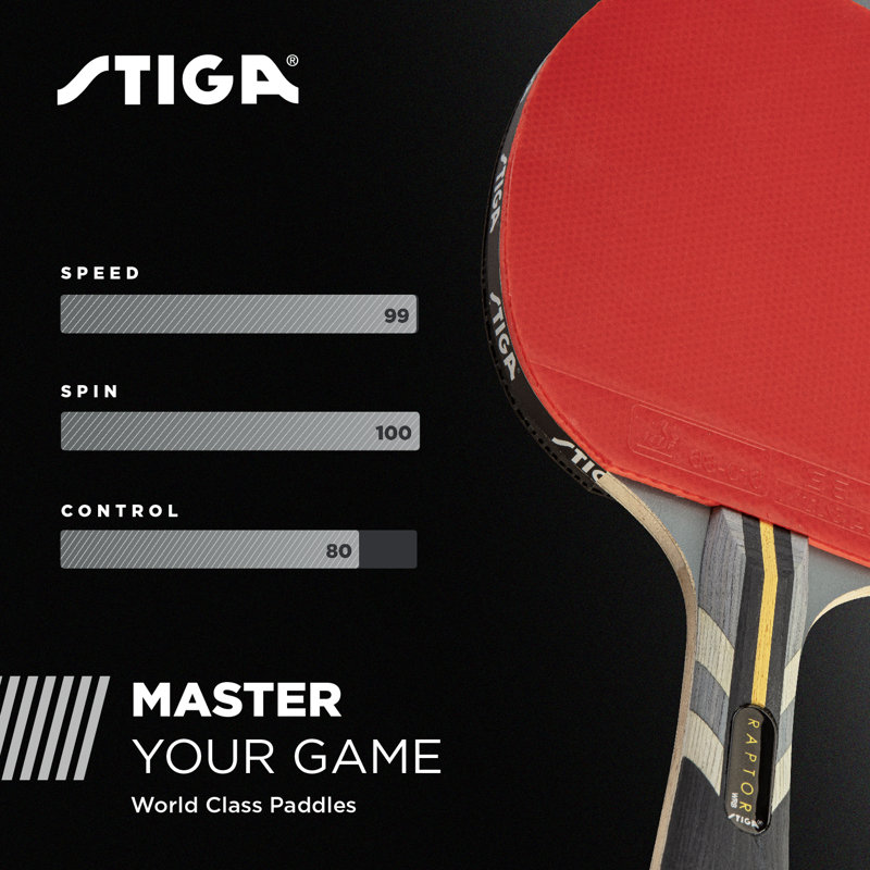 STIGA Raptor Performance Table Tennis Racket & Reviews | Wayfair