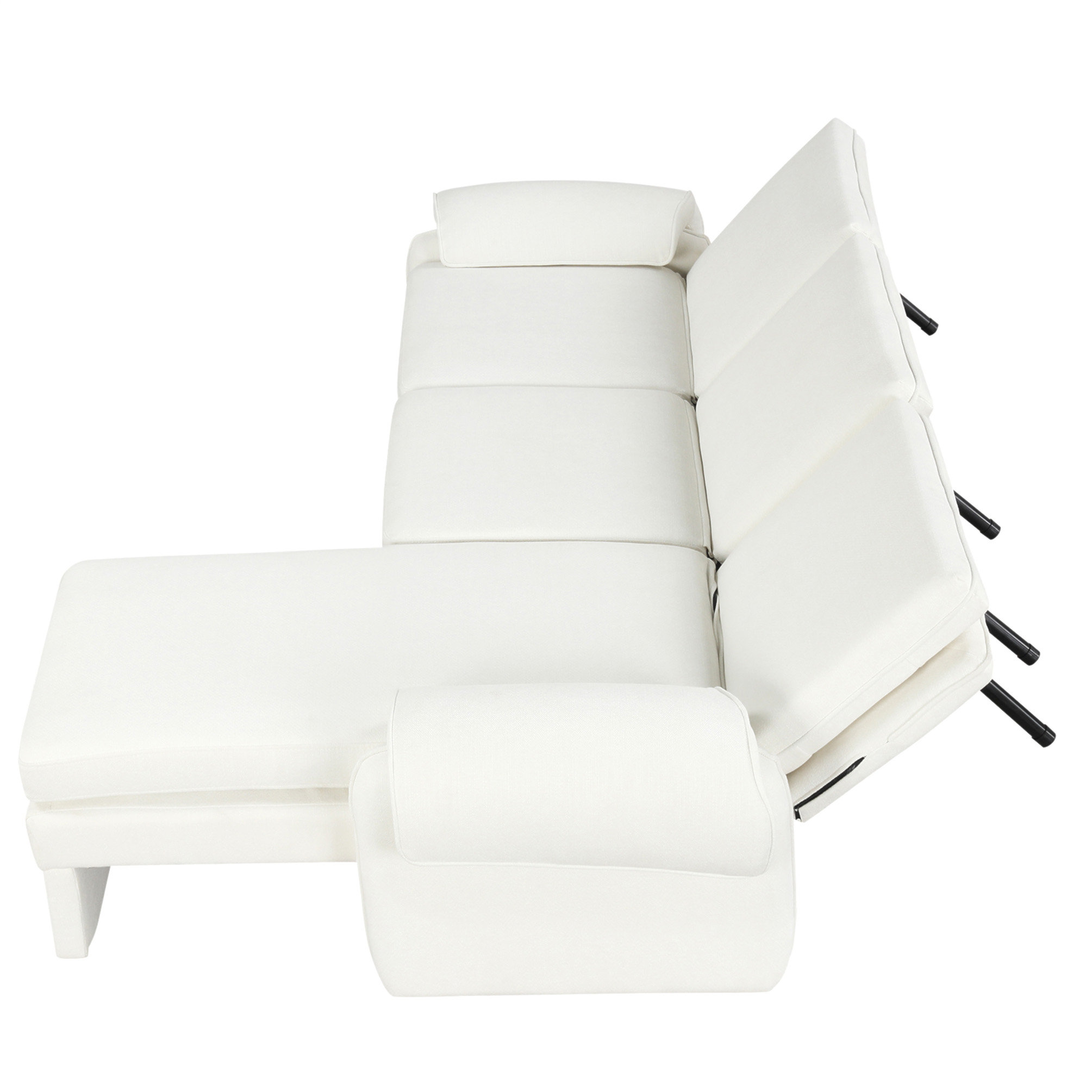 Latitude Run® 94.1" Convertible Futon Sofa Bed Futon Sofa Couch With An ...