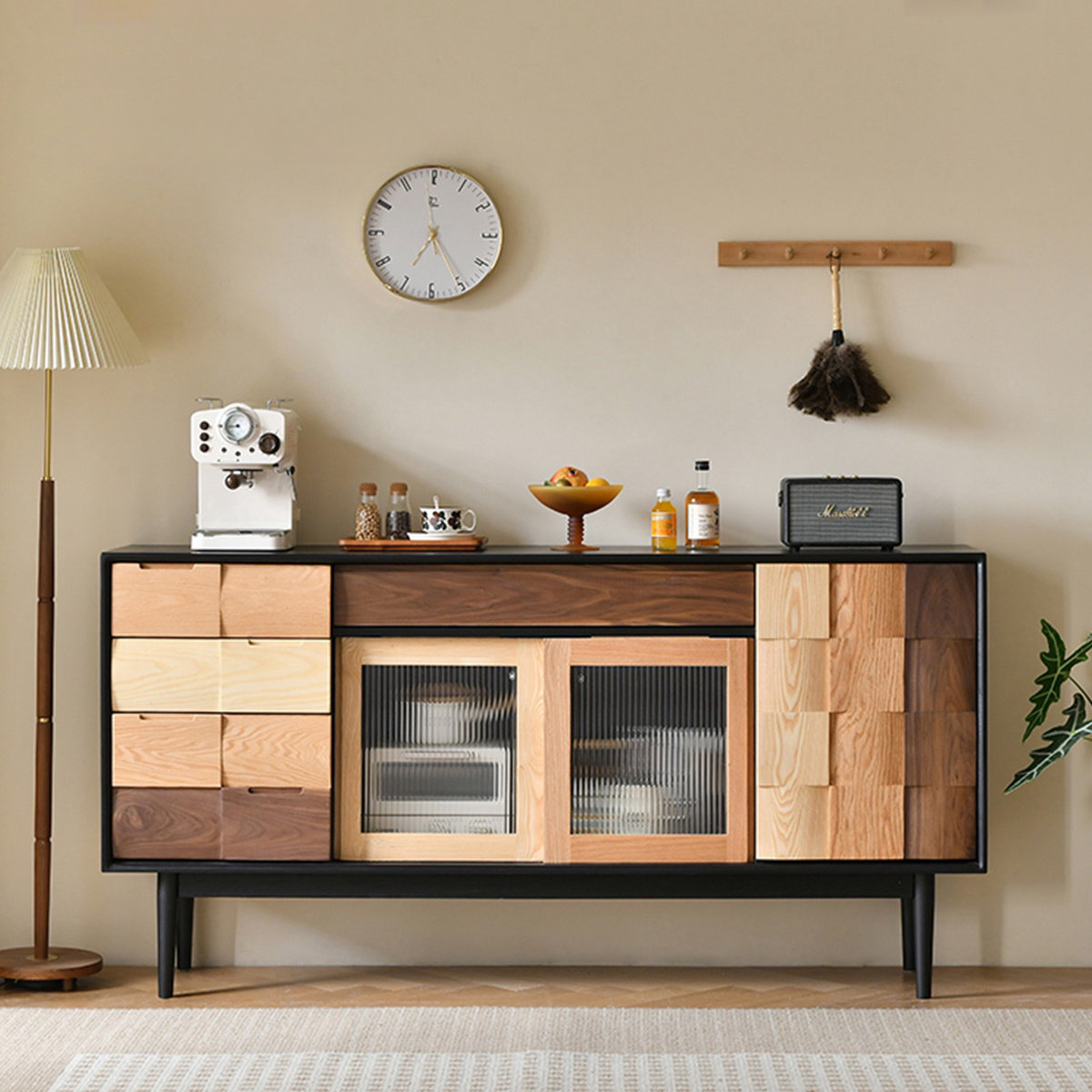 Loon Peak® Jorine 72.44'' Solid Wood Sideboard | Wayfair