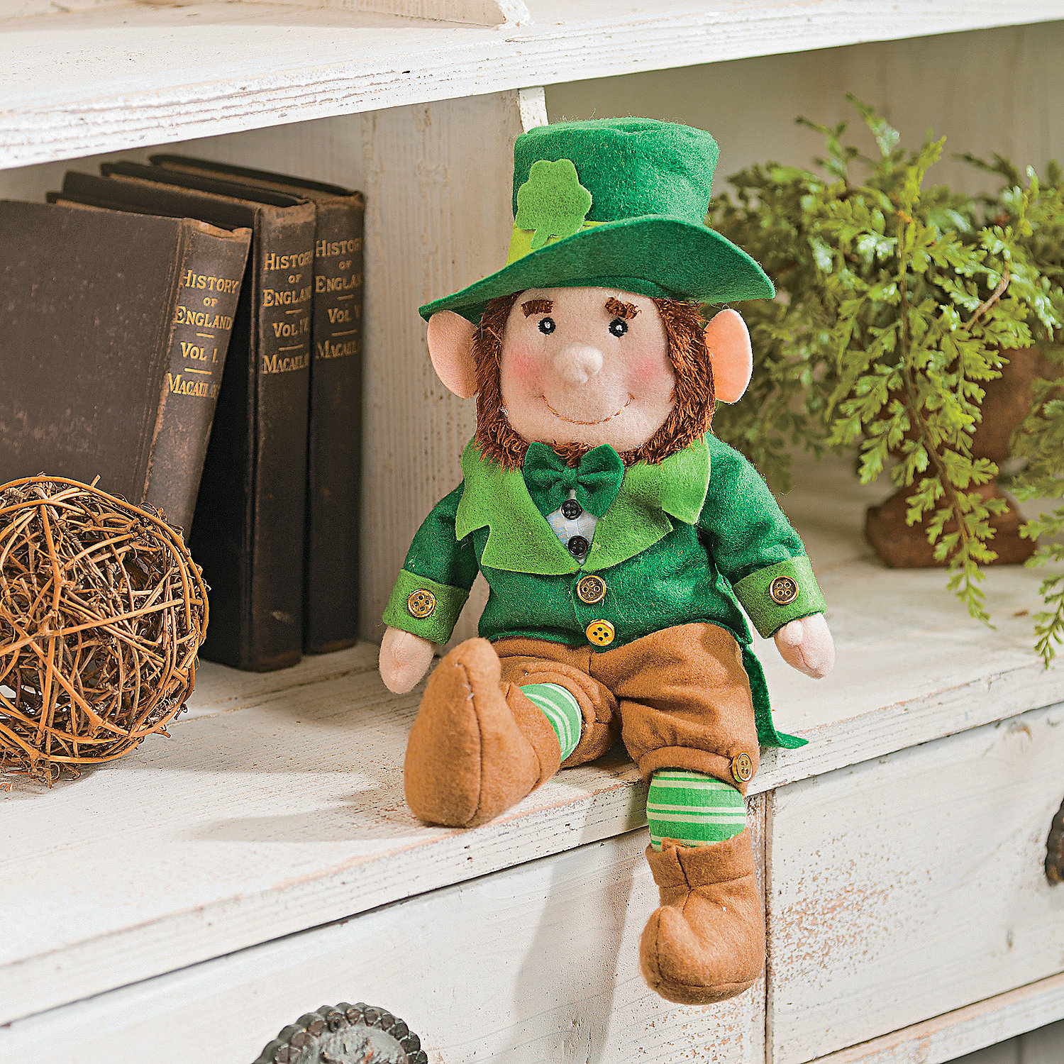 The Holiday Aisle® Plush Leprechaun Soft Sculpture & Reviews | Wayfair