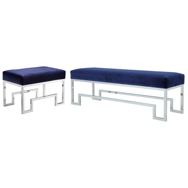 Willa Arlo Interiors Nimmons 2 - Piece Velvet Reception Set & Reviews ...