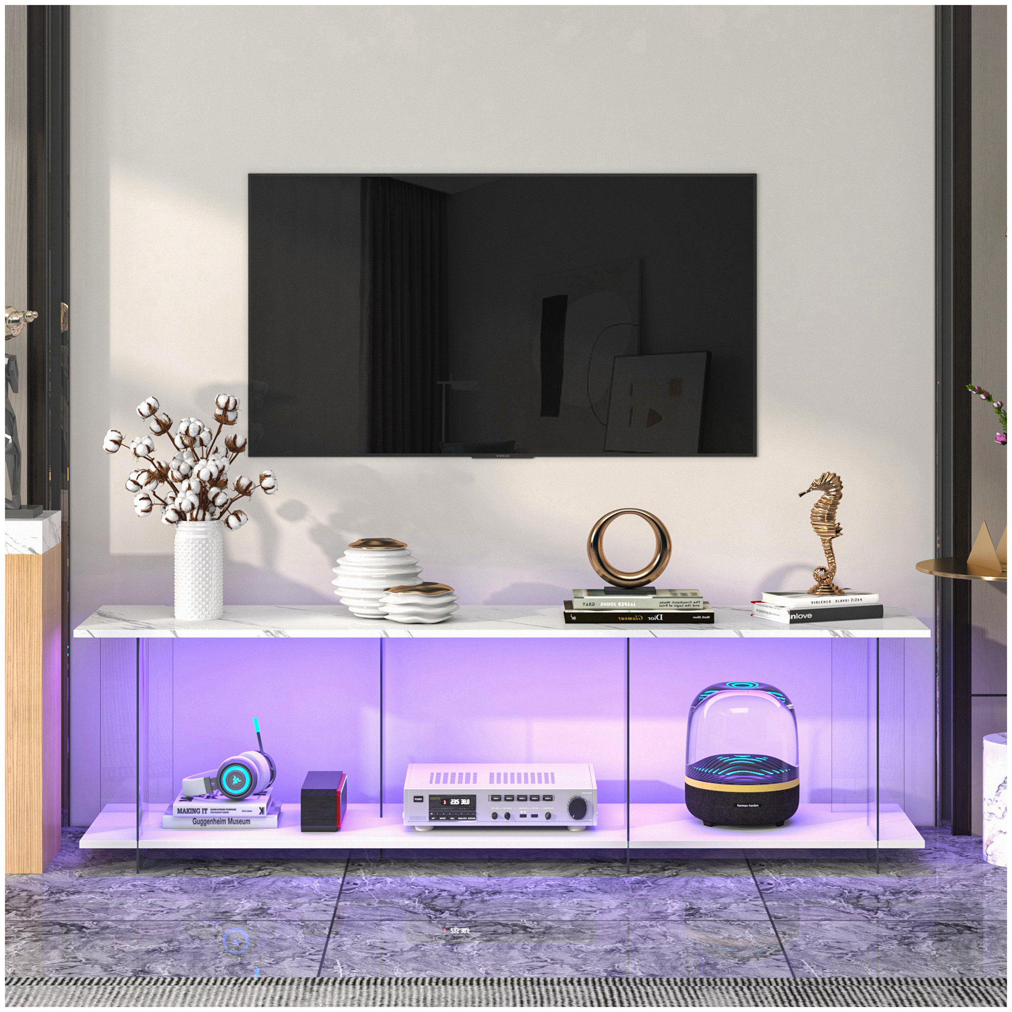 Wrought Studio TV Stand, TV Cabinet, Yakeli Partition TV Cabinet, Table ...
