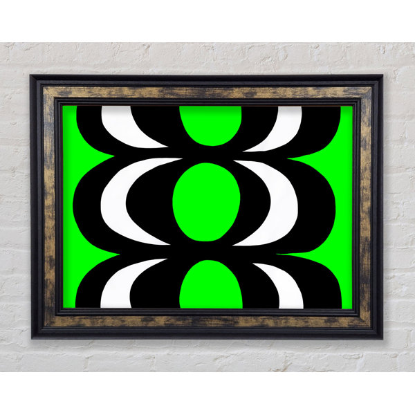 Bright Star Space In Time Lime Green - Single Picture Frame Art Prints ...