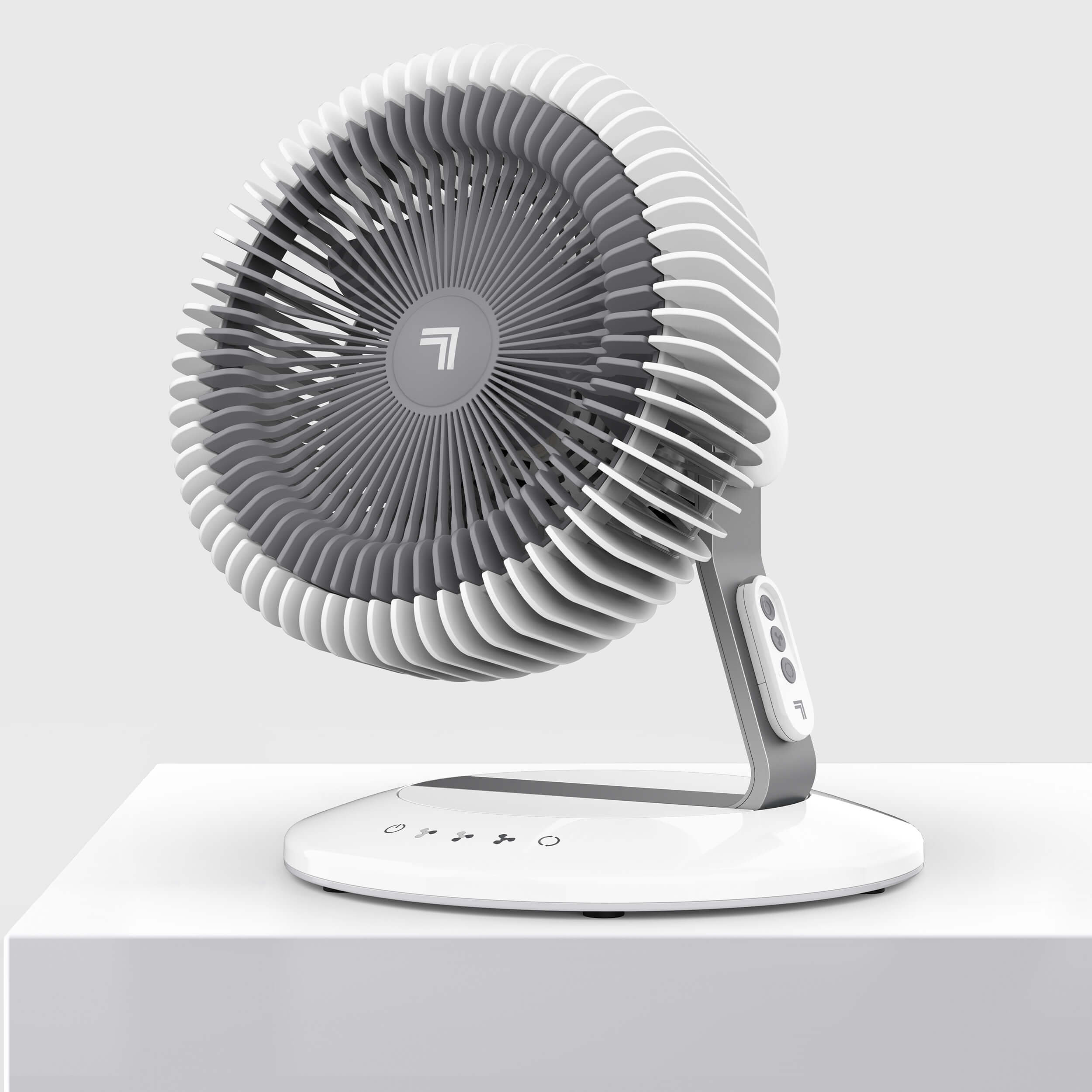 Sharper Image REFRESH 06 OSC Oscillating Whole Room Fan with Remote ...