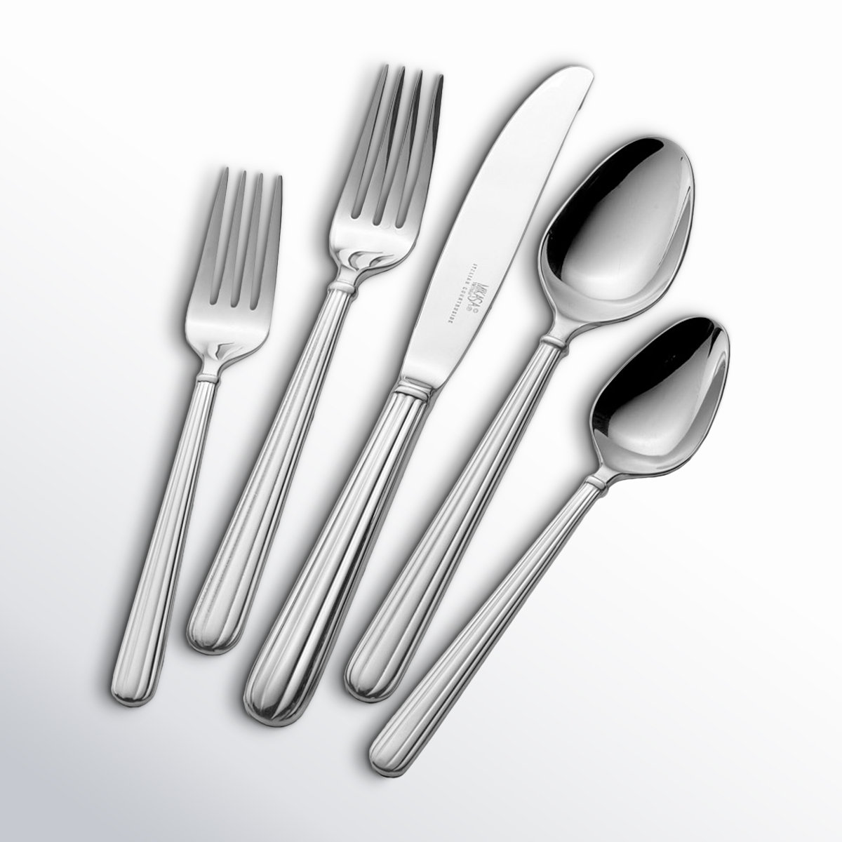 Mikasa Italian Countryside 20-Piece 18/10 Stainless Steel Flatware Set ...