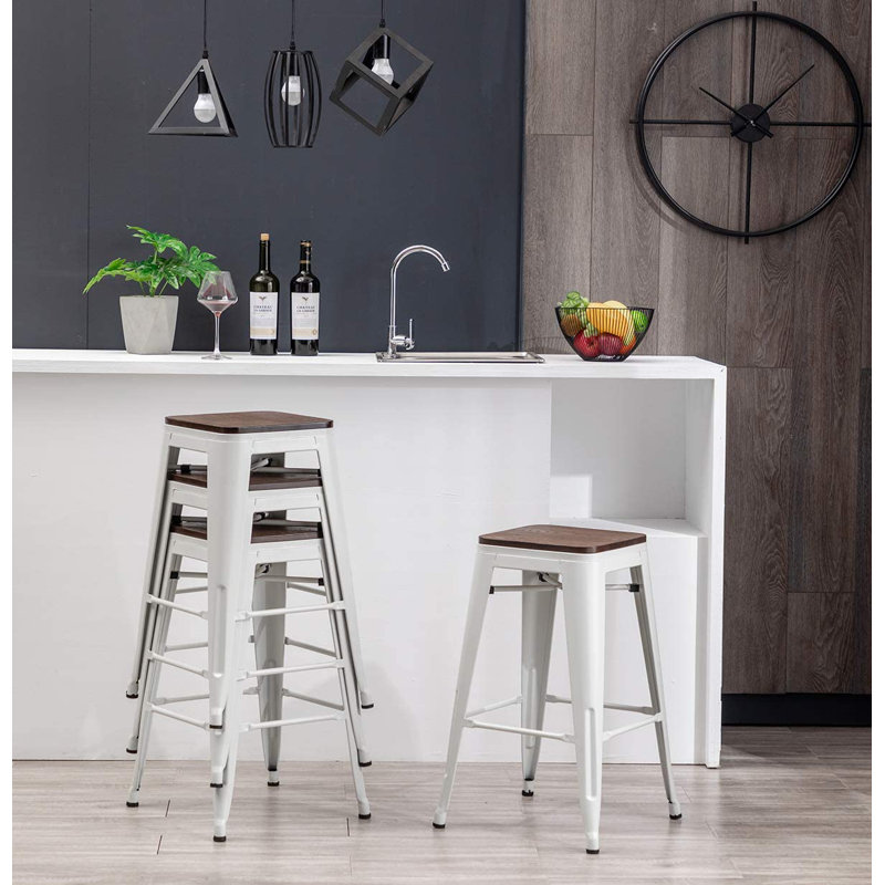 Trent Austin Design® Nesbit Solid Wood Stool & Reviews | Wayfair