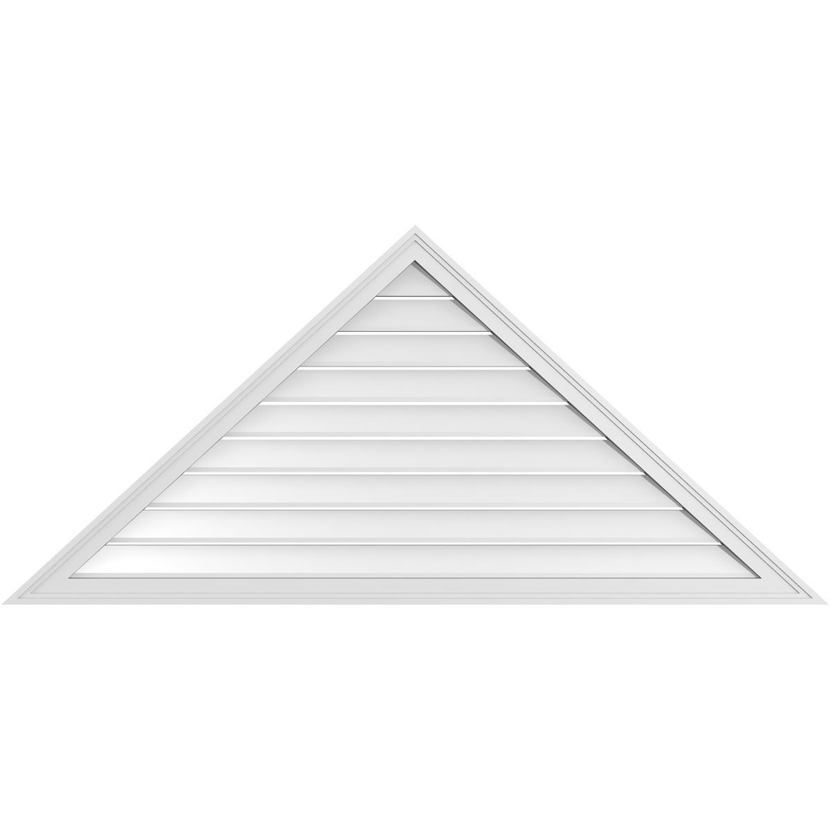 Ekena Millwork Triangle Surface Mount Urethane Functional Gable Vent 11 ...