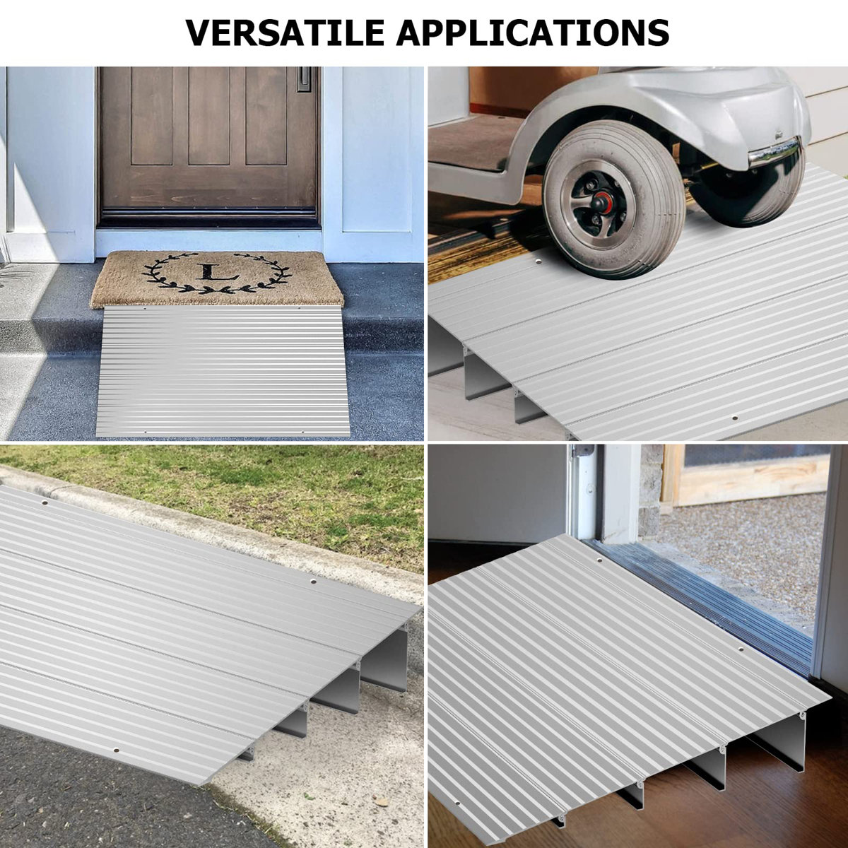 Yesurprise Threshold Ramps For Doorways, Adjustable Aluminum Threshold ...
