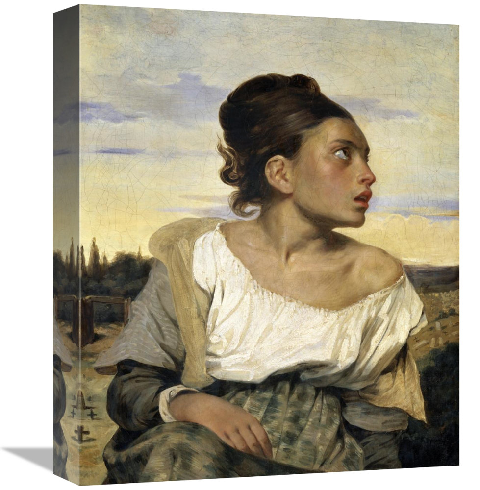 Vault W Artwork 'Young Orphan in the Cemetery' by Eugene Delacroix ...