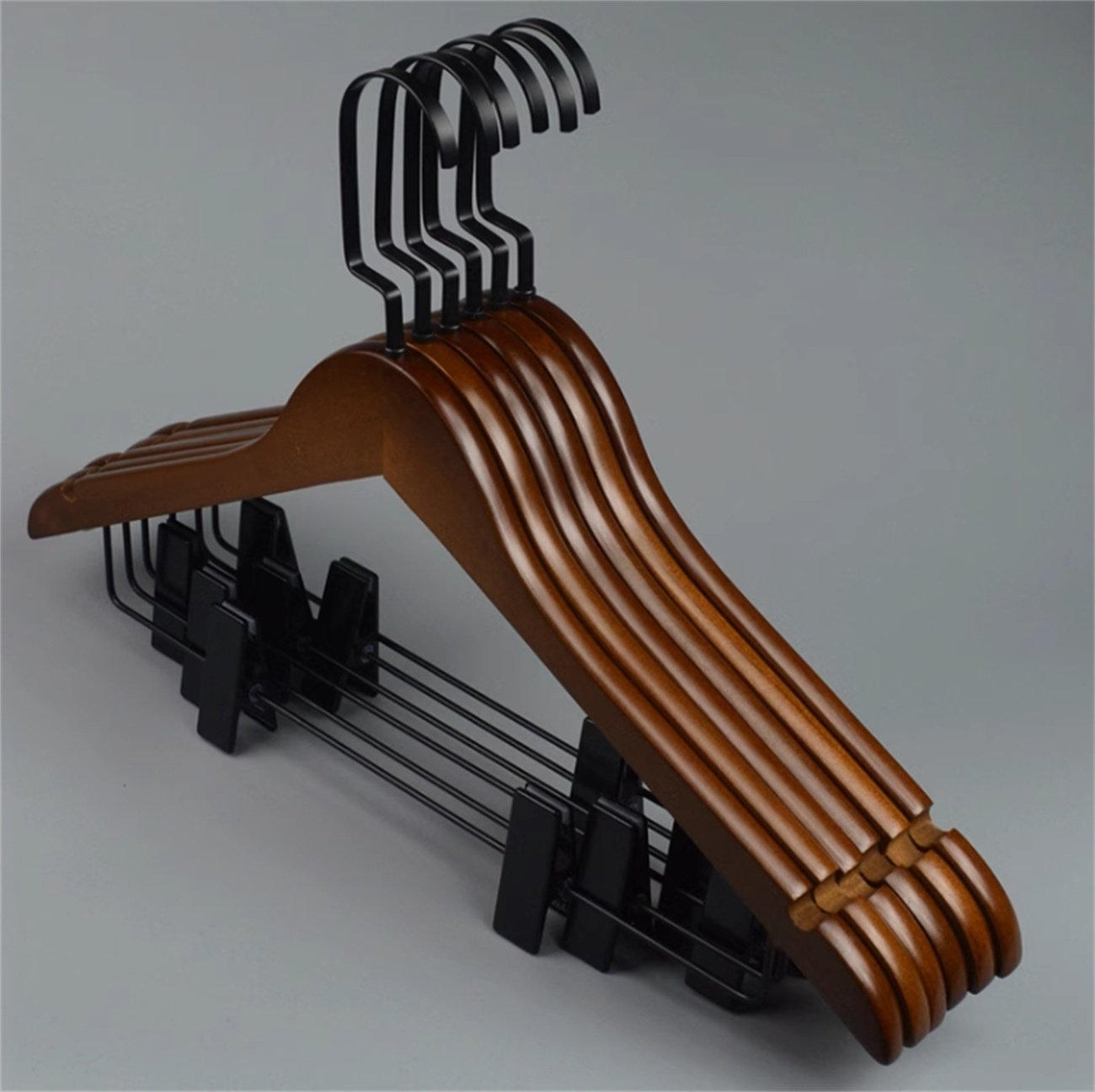 Rebrilliant Ergonomic Wooden Hangers | Wayfair