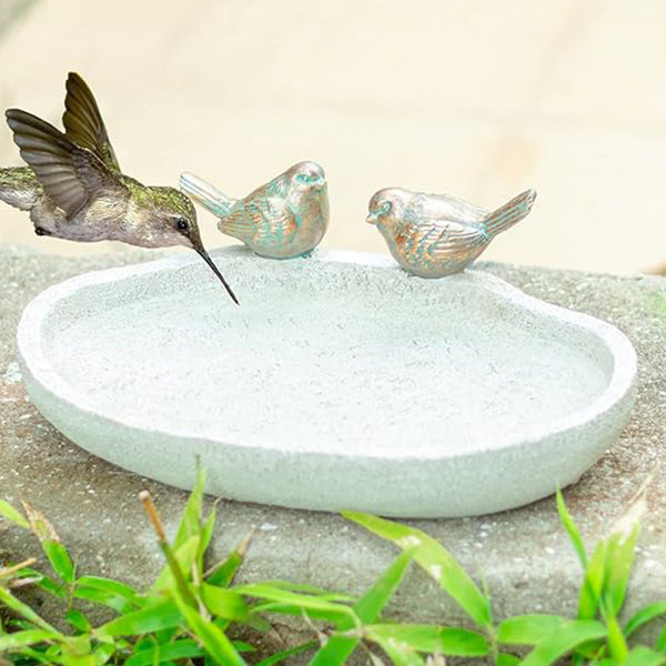 White Bird Baths You'll Love | Wayfair
