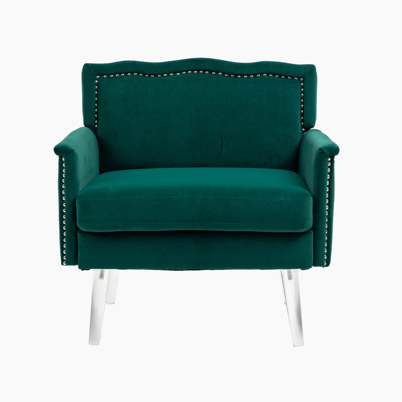House of Hampton® Kaliah Velvet Armchair | Wayfair