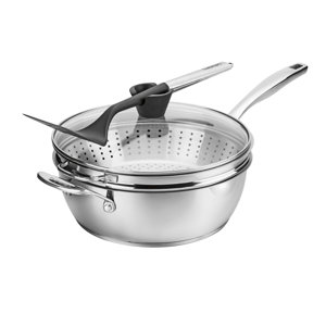 Cuisinart Preferred Pan 4 Piece Set (4.5 Qt. Multi-Purpose Pan with ...