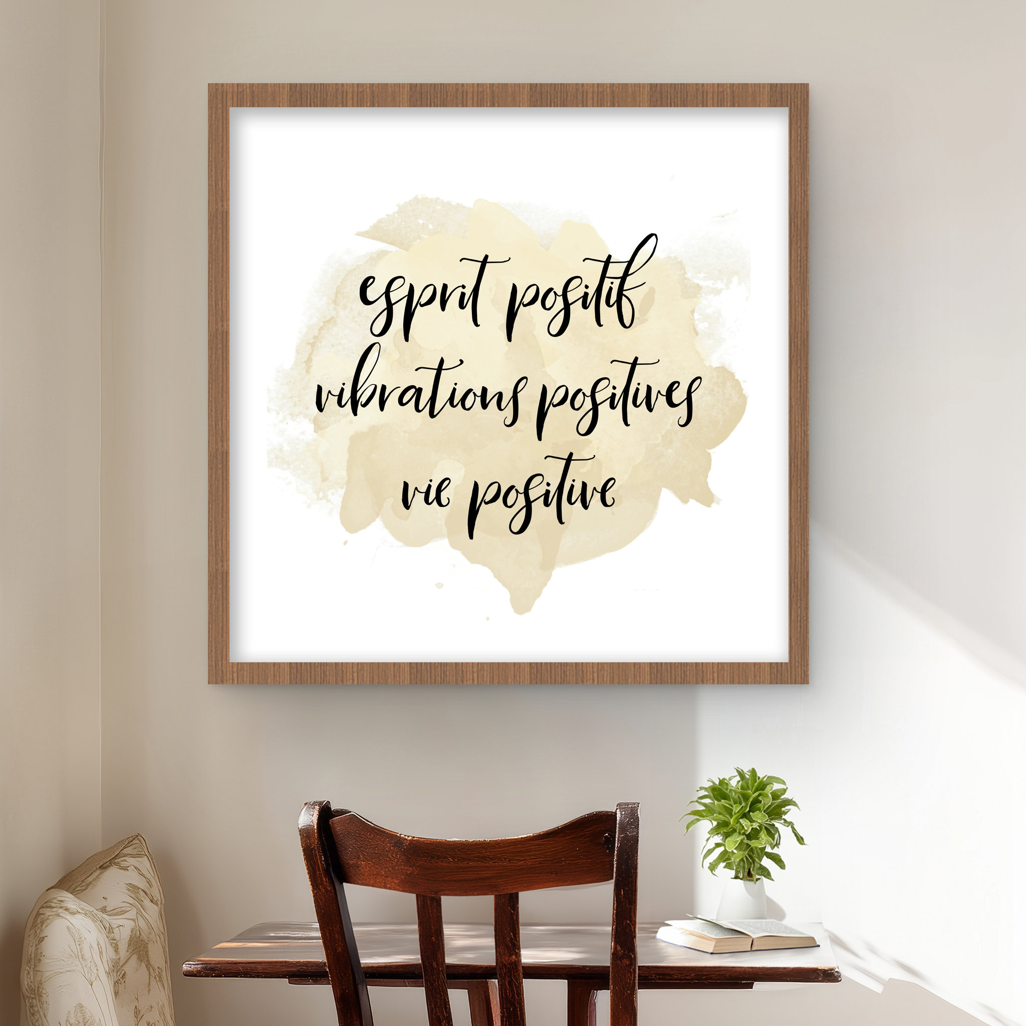 Lark Manor™ Esprit Positif Framed Print - Positive Vibes Home Decor ...