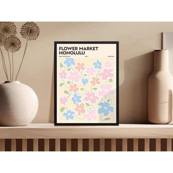 Lark Manor Flower Market Honolulu Print Collection No. 6 Framed Poster ...