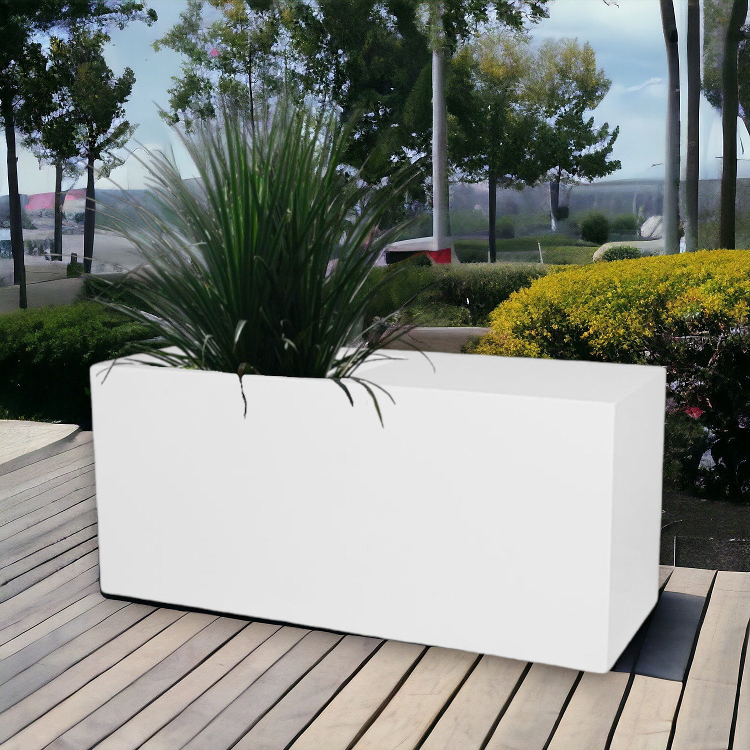 Wrought Studio Jesmond Fiberstone Planter Box - Wayfair Canada