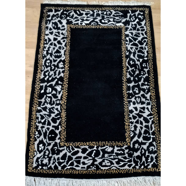 American Home Rug Co. African Safari Animal Print Handmade Tufted Ivory ...