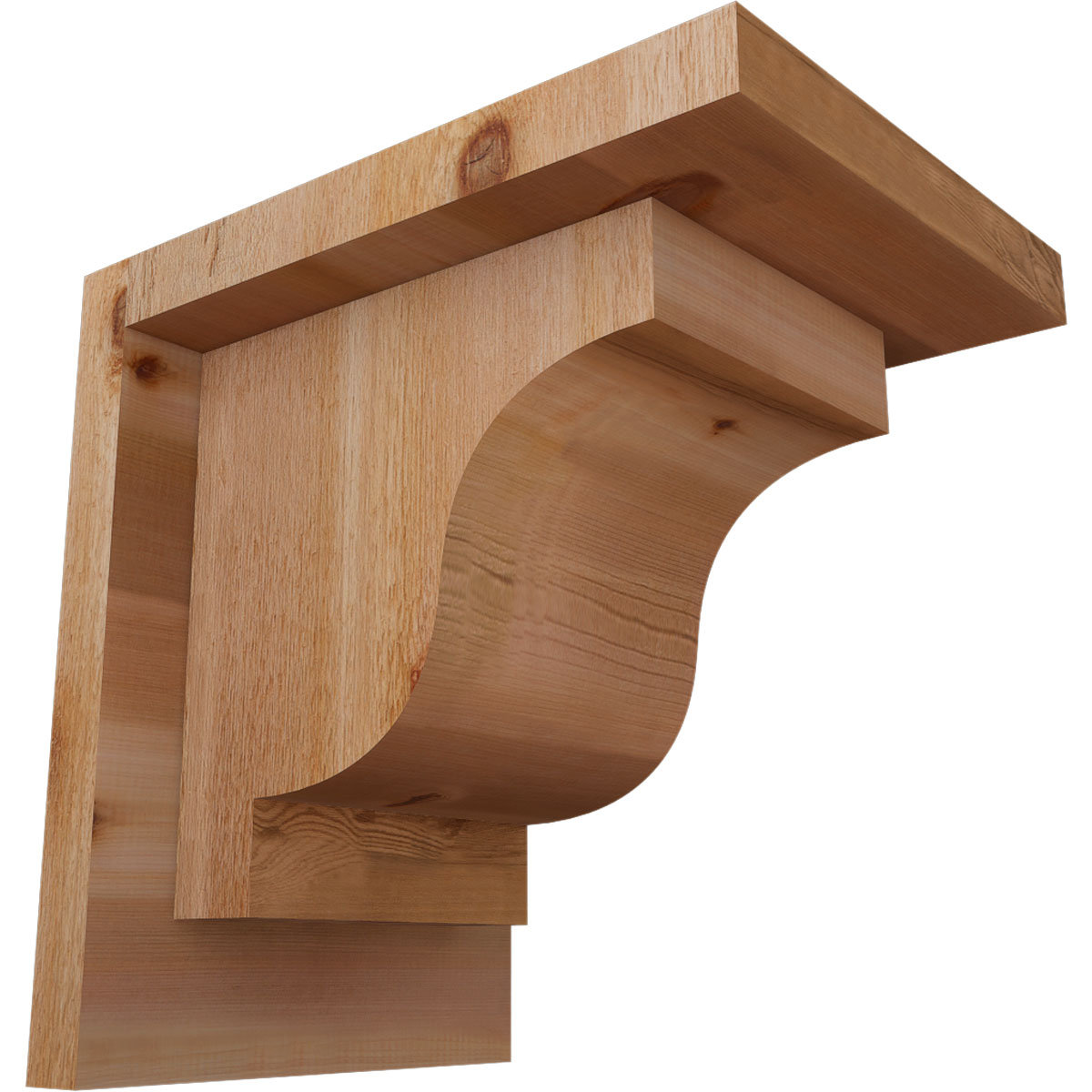 Ekena Millwork Newport Corbel w/Backplate | Wayfair