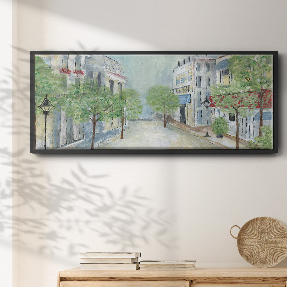 Wexford Home Springtime Stroll- Framed Canvas | Wayfair