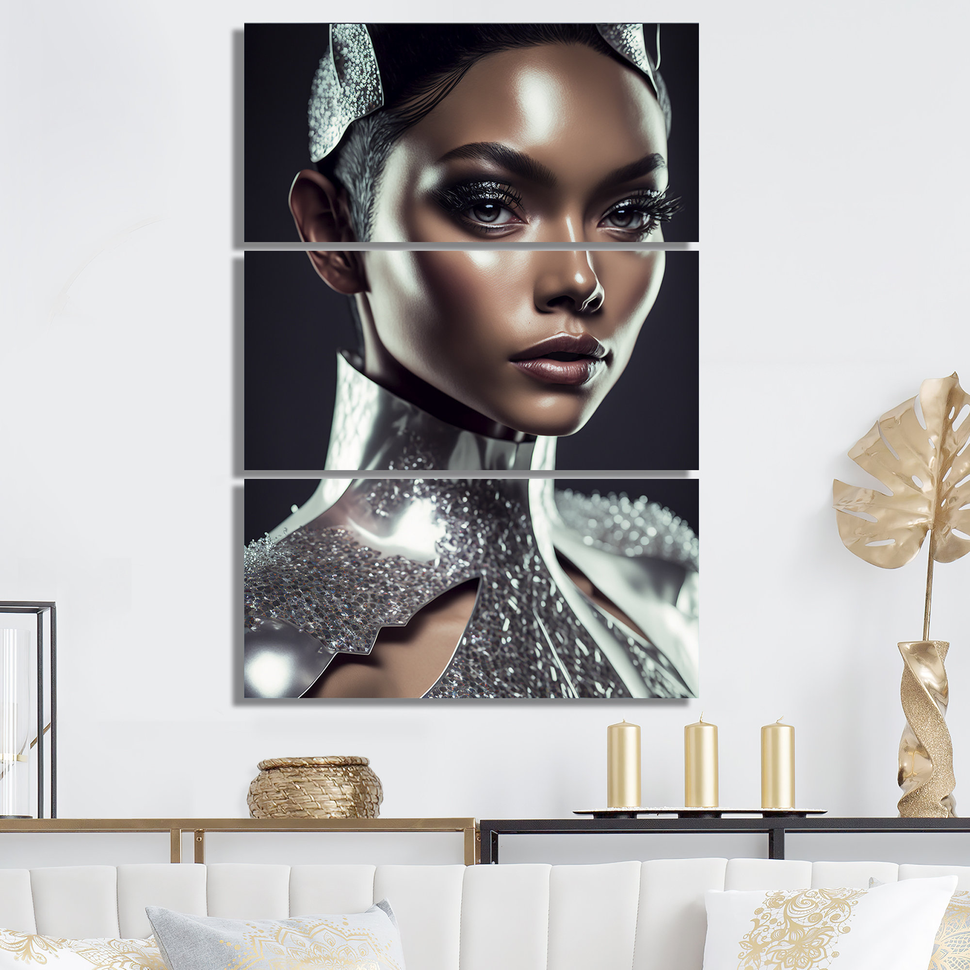Mercer41 Exquisite High Fashion Beauty I - Woman Sensual Canvas Wall ...