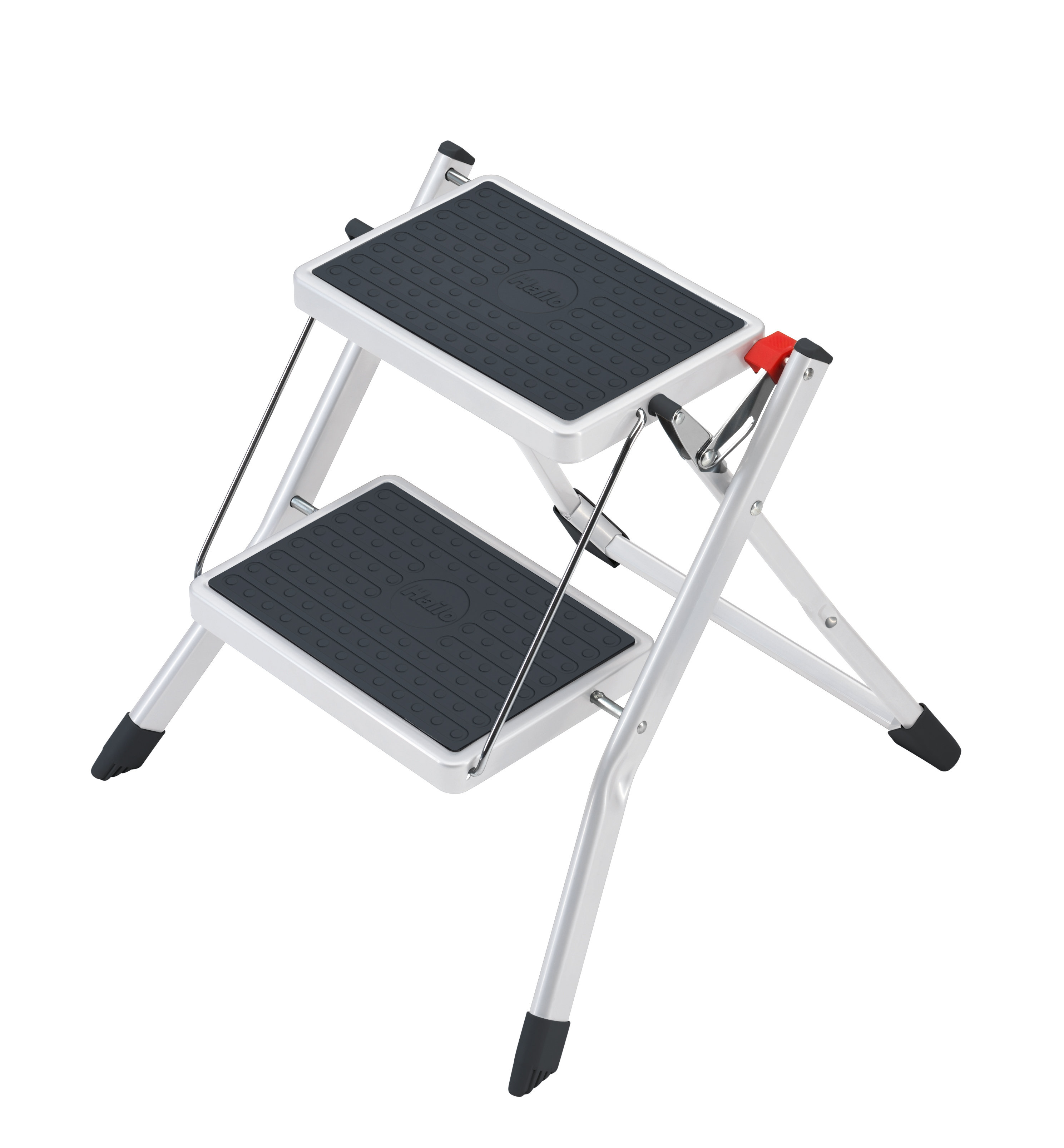 Hailo USA Inc. Mini 2 Step Steel Step Stool with 330 Ib. Load Capacity ...