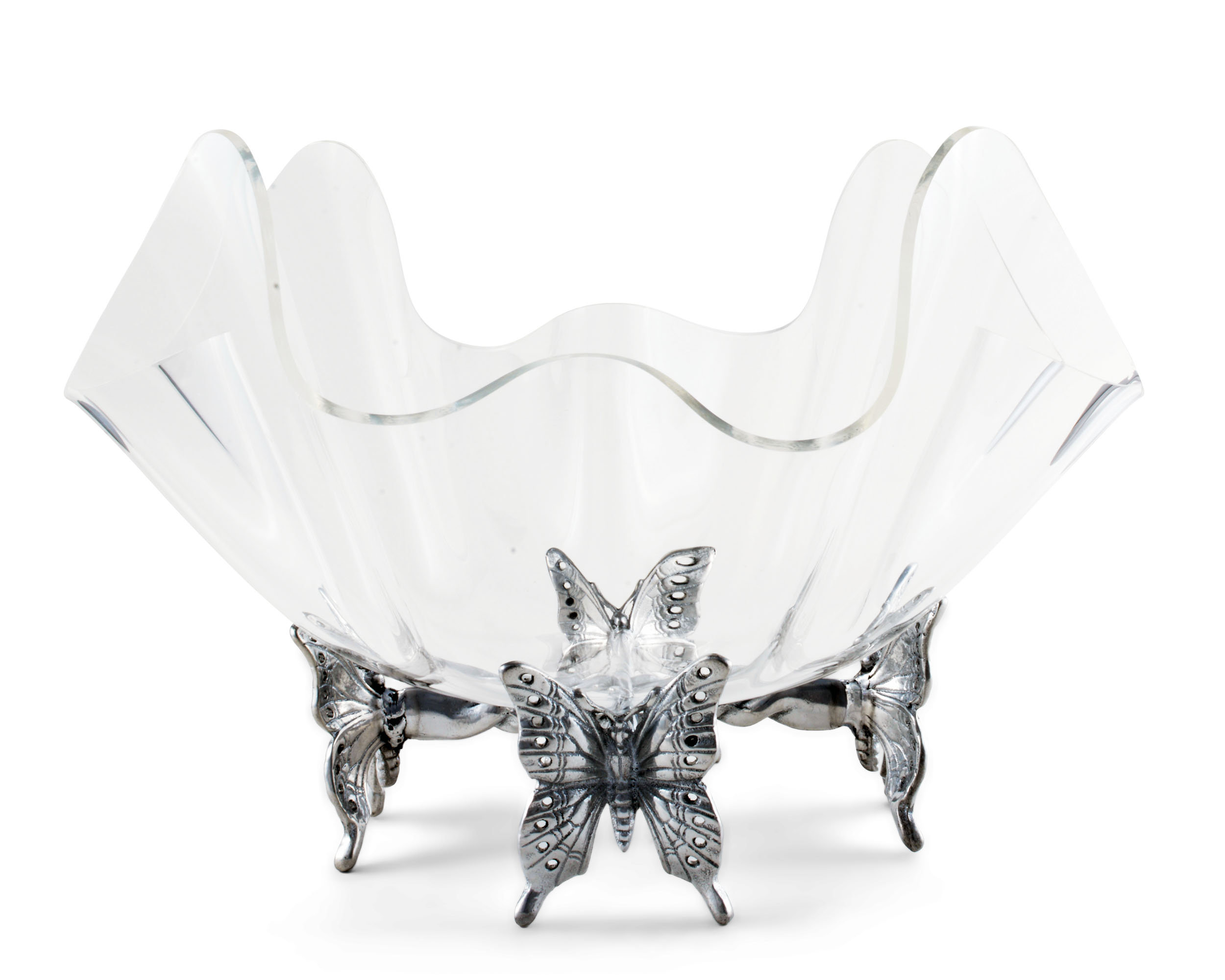 Arthur Court Designs Butterfly Stand 100 fl oz. Salad Bowl & Reviews ...
