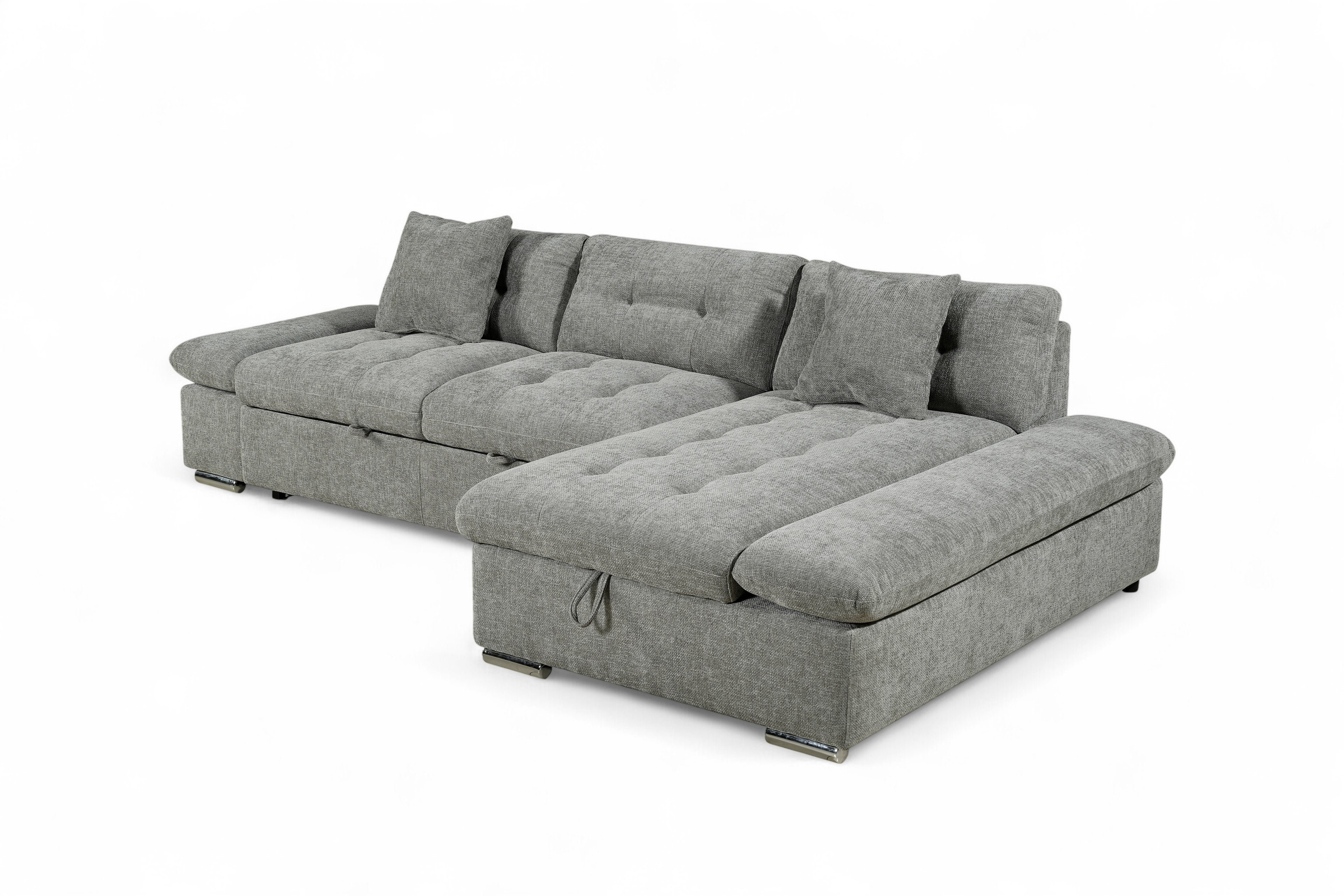 Mercer41 Corner Sofabed with Storage Aayush | Wayfair.co.uk