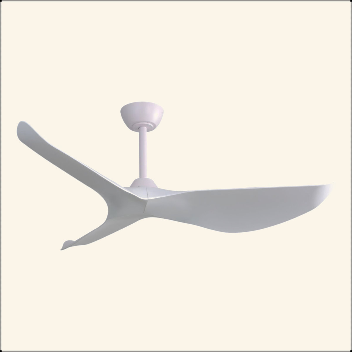 Ivy Bronx 52 Inch Indoor Ceiling Fan With 6 Speed Remote 3 ABS Blade ...