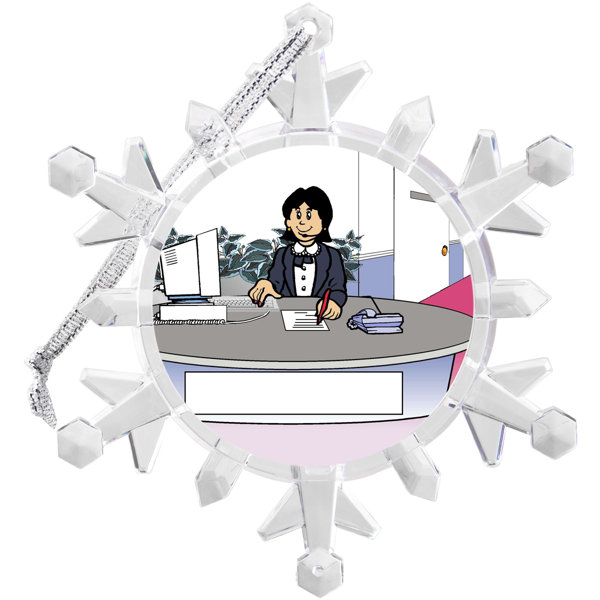 Printed Perfection Personalized Admin Assistant, Receptionist - Female ...