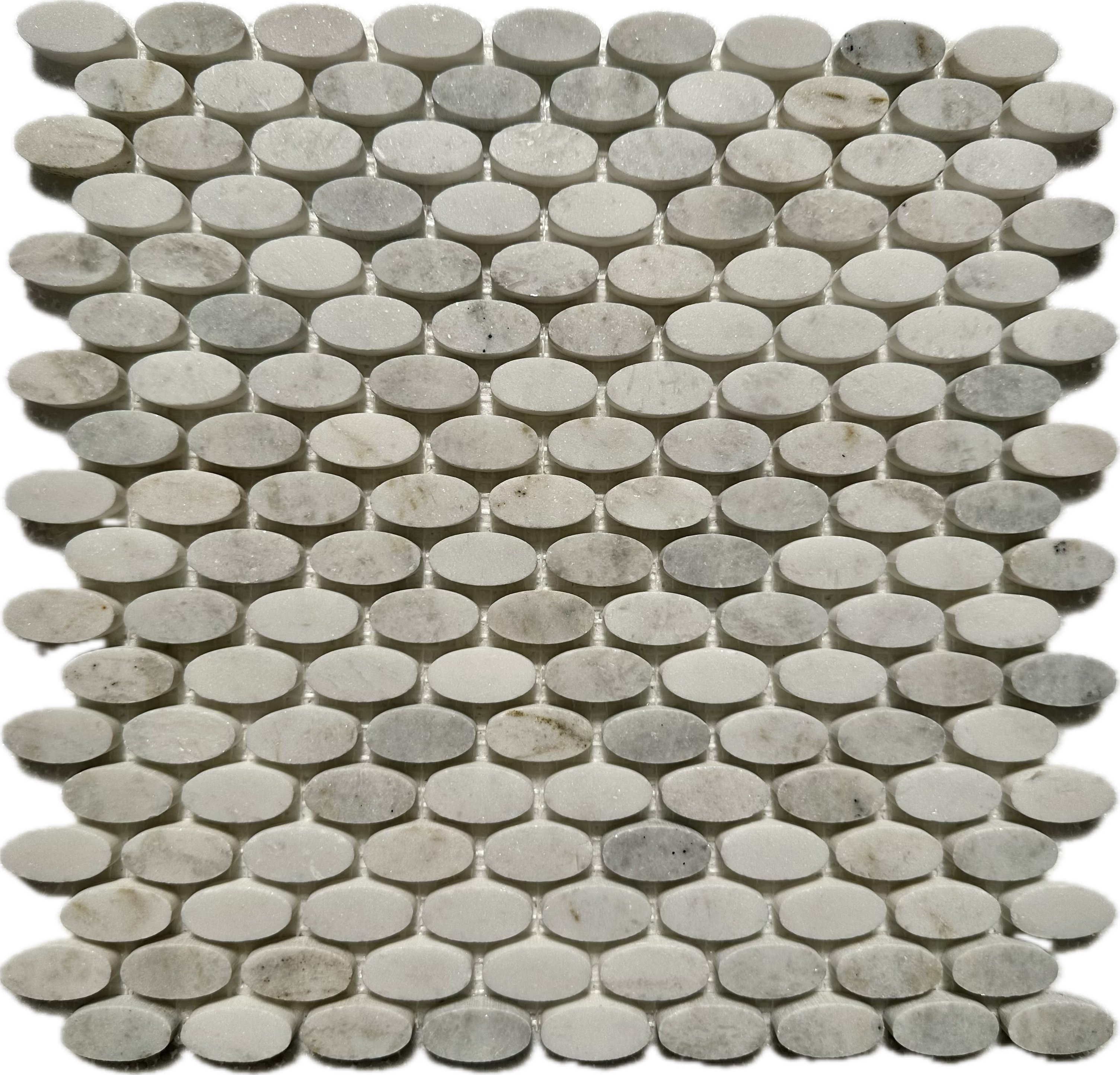 Bloom Stone 1" x 1" Marble Penny Round Mosaic Wall & Floor Tile | Wayfair