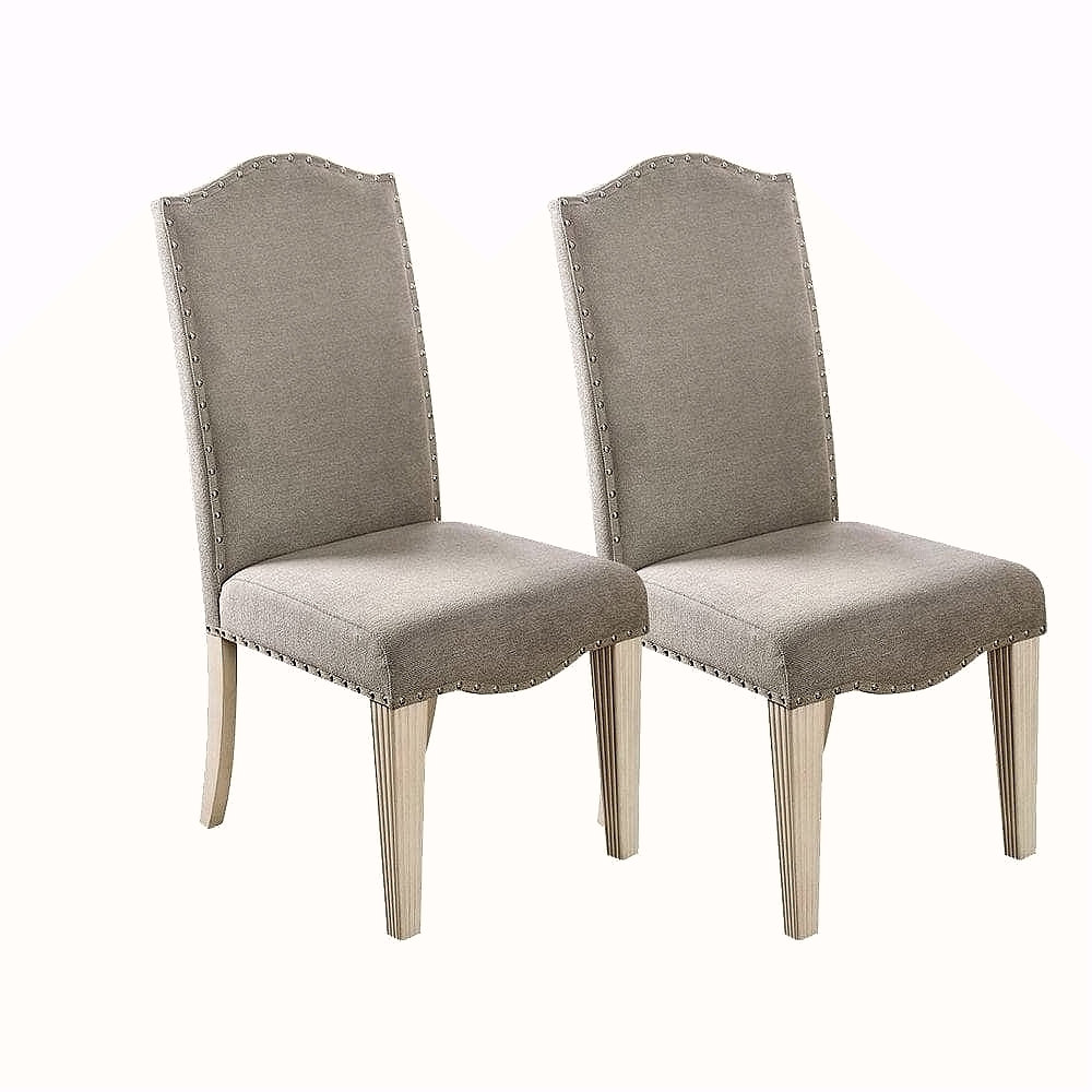 Wildon Home® Transitional Style Frame Set Of 2Pc Side Chairs Gray ...