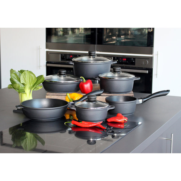 ELO 6 - Piece Non-Stick Aluminium Cookware Set & Reviews | Wayfair.co.uk