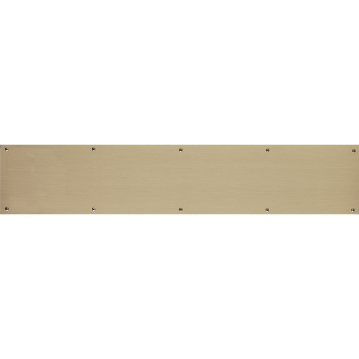 BRASS Accents Adhesive Mount Kick Plate & Reviews | Wayfair