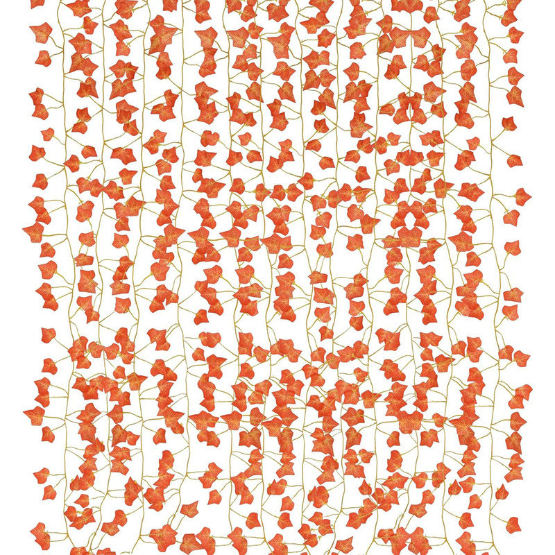 Dakota Fields Artificial Fall Ivy 12 Pack Wall Fake Fall Vines Plastic ...