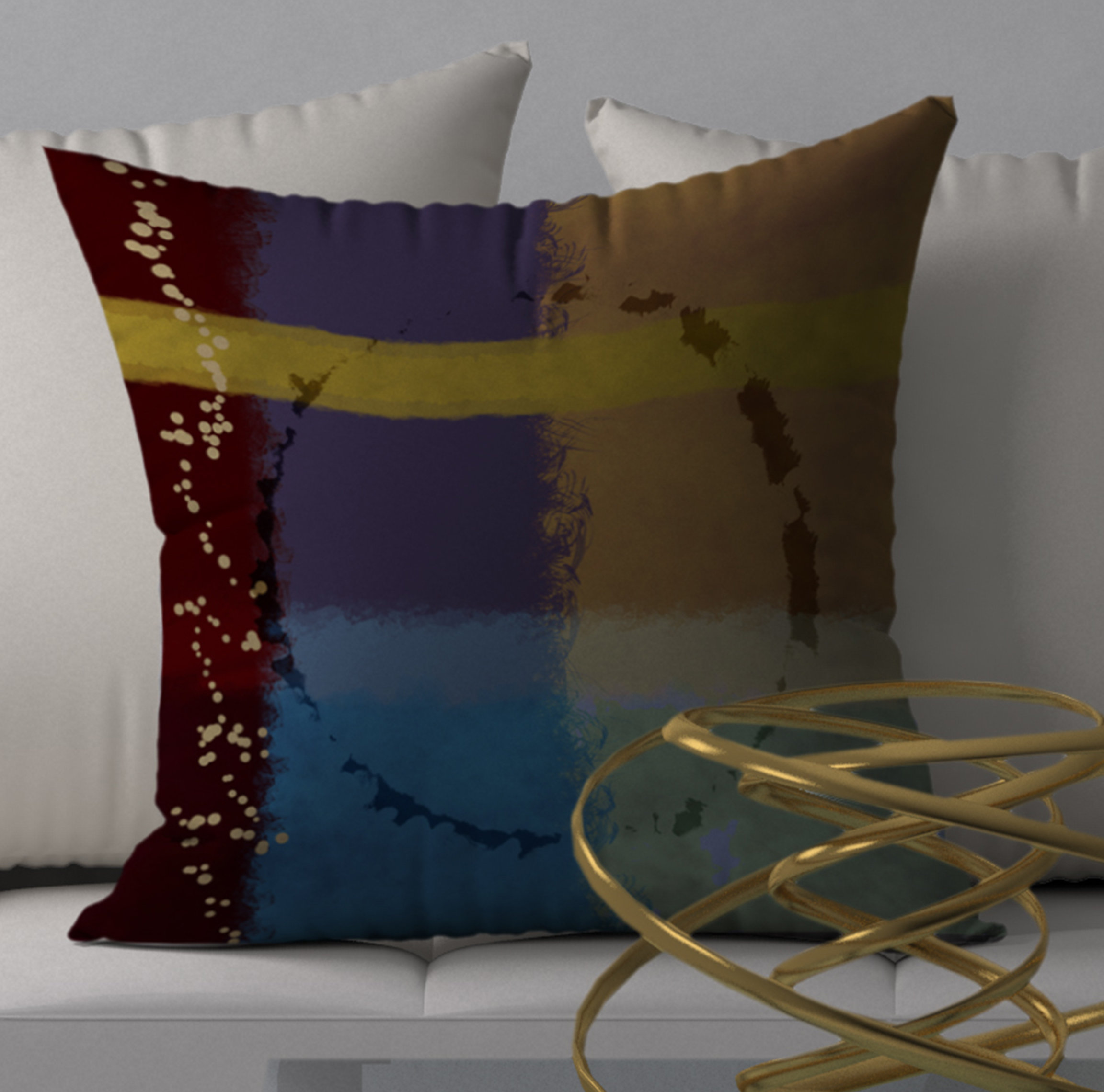LeRoi Products Tasty Memorable Square Pillow Cover & Insert | Wayfair