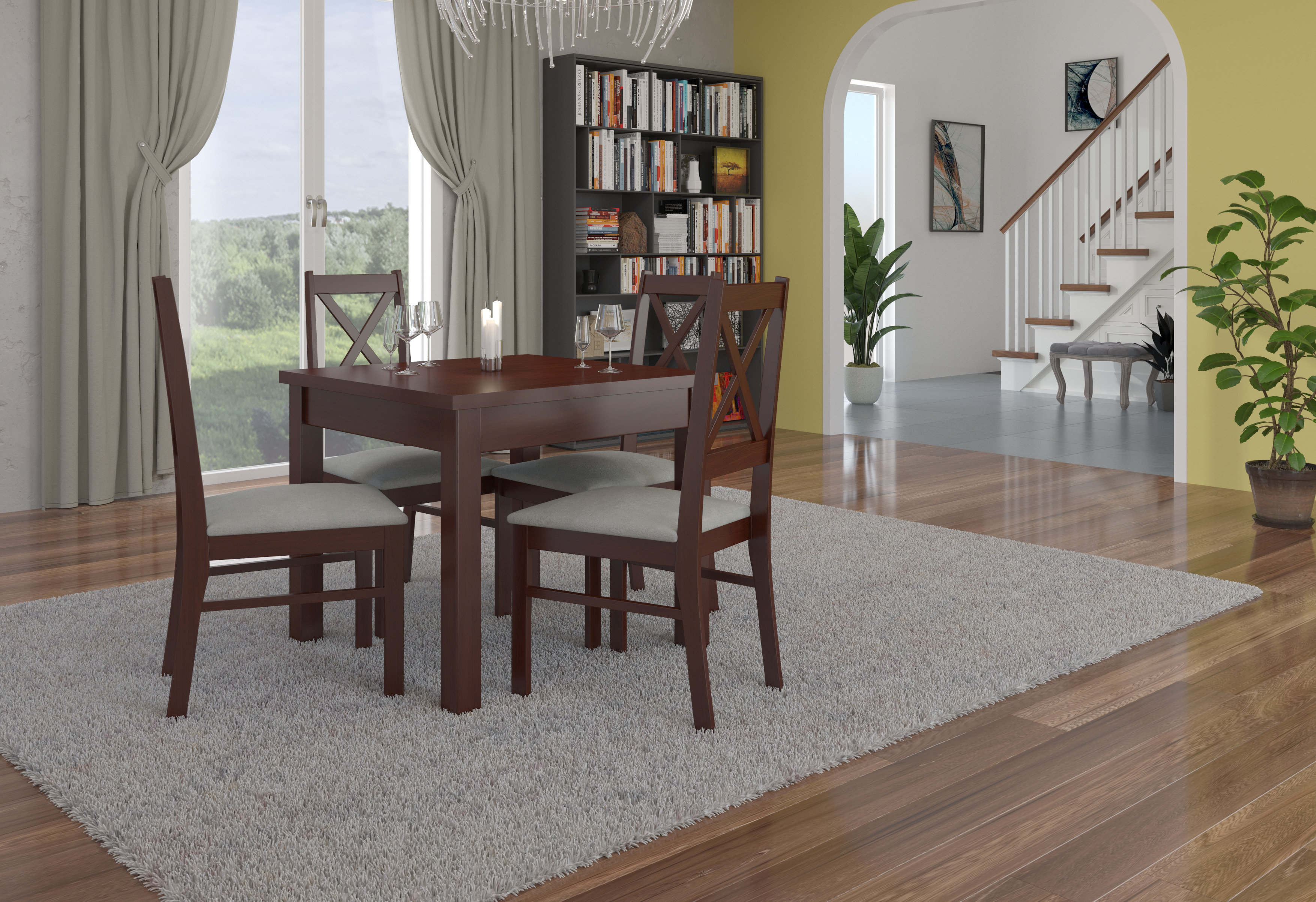 Latitude Run Ameka 4 - Person Dining Set | Wayfair.co.uk