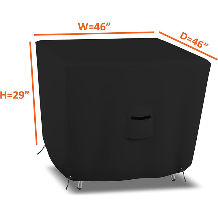 Arlmont & Co. Square Patio Table Cover210D Waterproof - 100% Weather ...