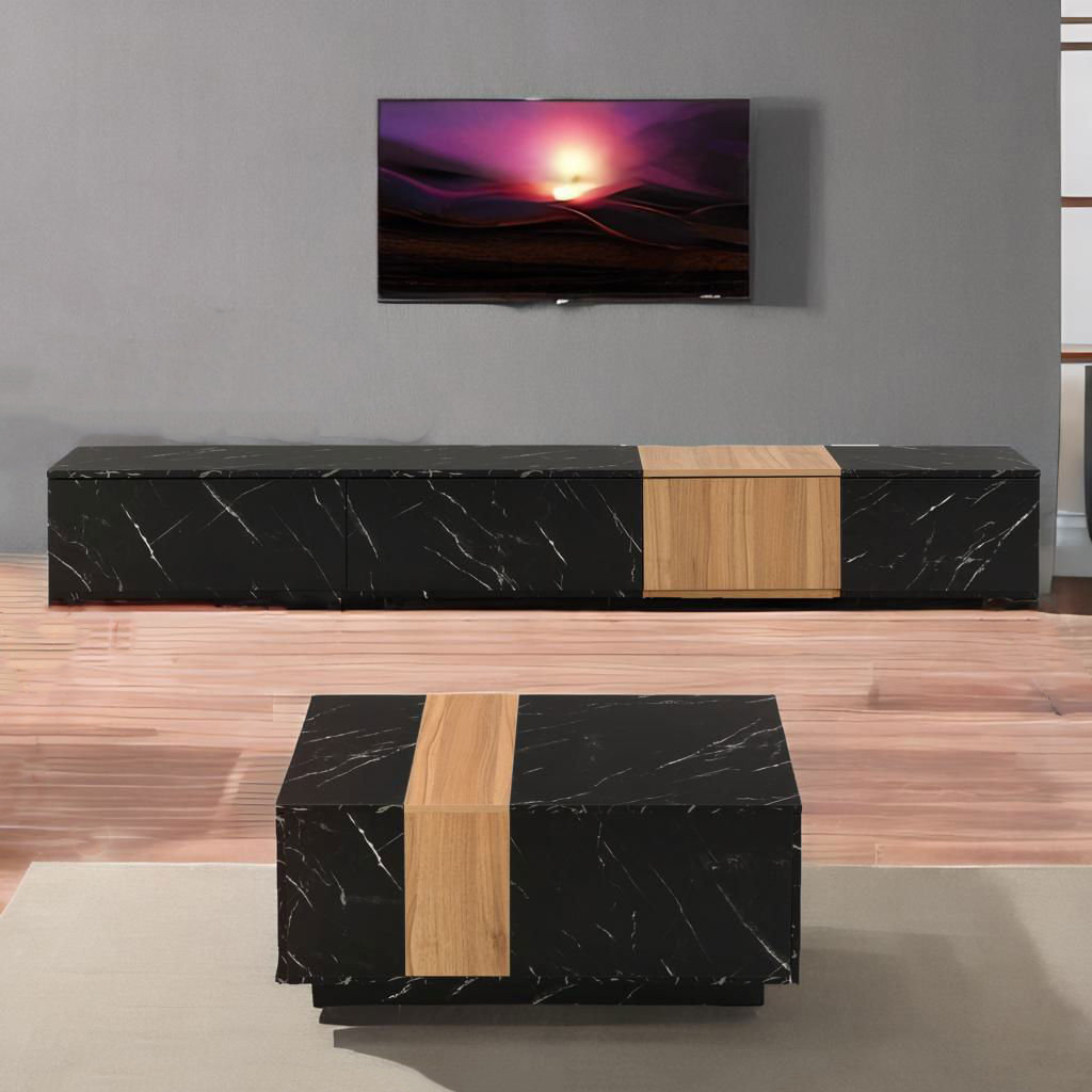 Ivy Bronx Mosenthal 78.7'' W Storage Credenza | Wayfair