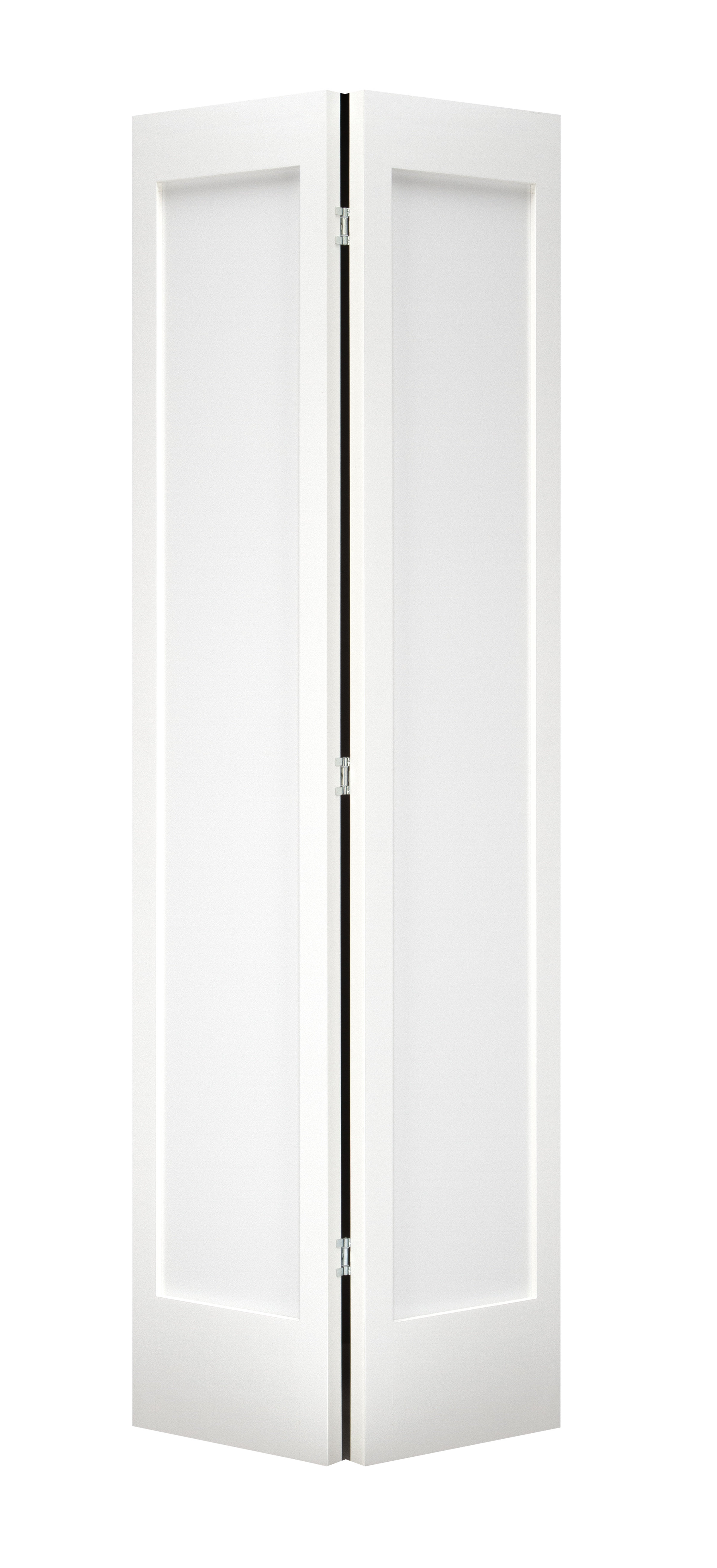 Door to Door Door Company Primed Single Panel Shaker Style Bifold Door ...