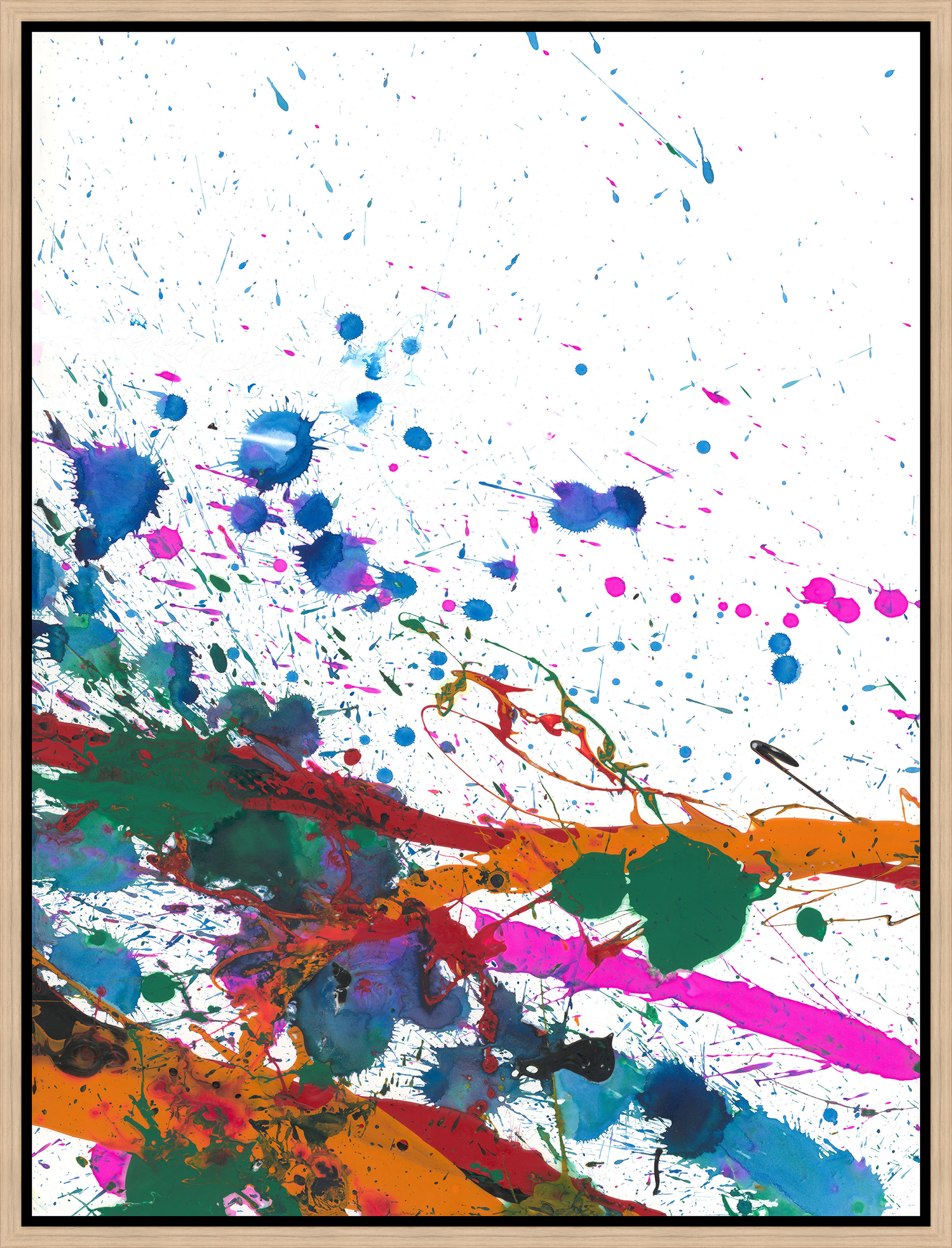 Chelsea Art Studio Winding Colors III by Danielle Davis - Floater Frame ...